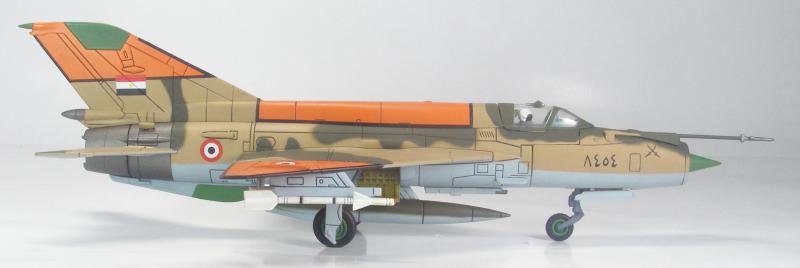 Egyptian AF Mig-21MF '8454', Fayid AFB, 1981