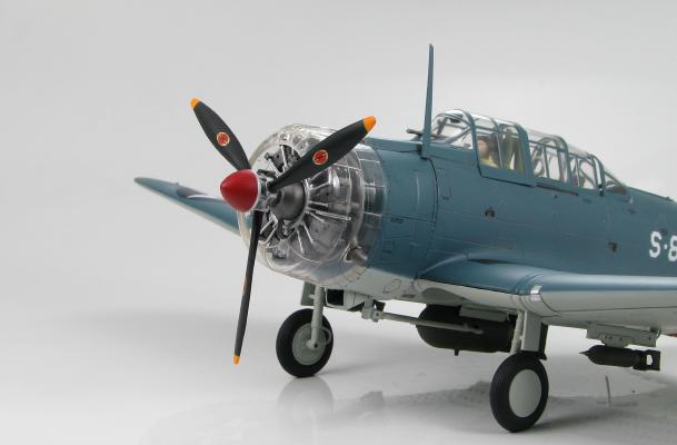 Douglas SBD-3 Dauntless BuNo 4537, flown by Lt(jg) William E. Hall and ...
