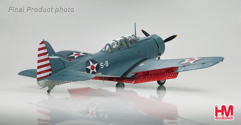 Douglas SBD-3 Dauntless BuNo 4537, flown by Lt(jg) William E. Hall and ...