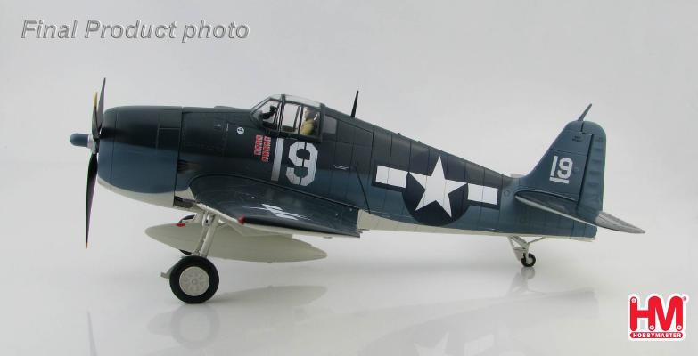 Grumman F6F-3 Hellcat White 19 of VF-6, flown by Alex Vraciu, USS ...