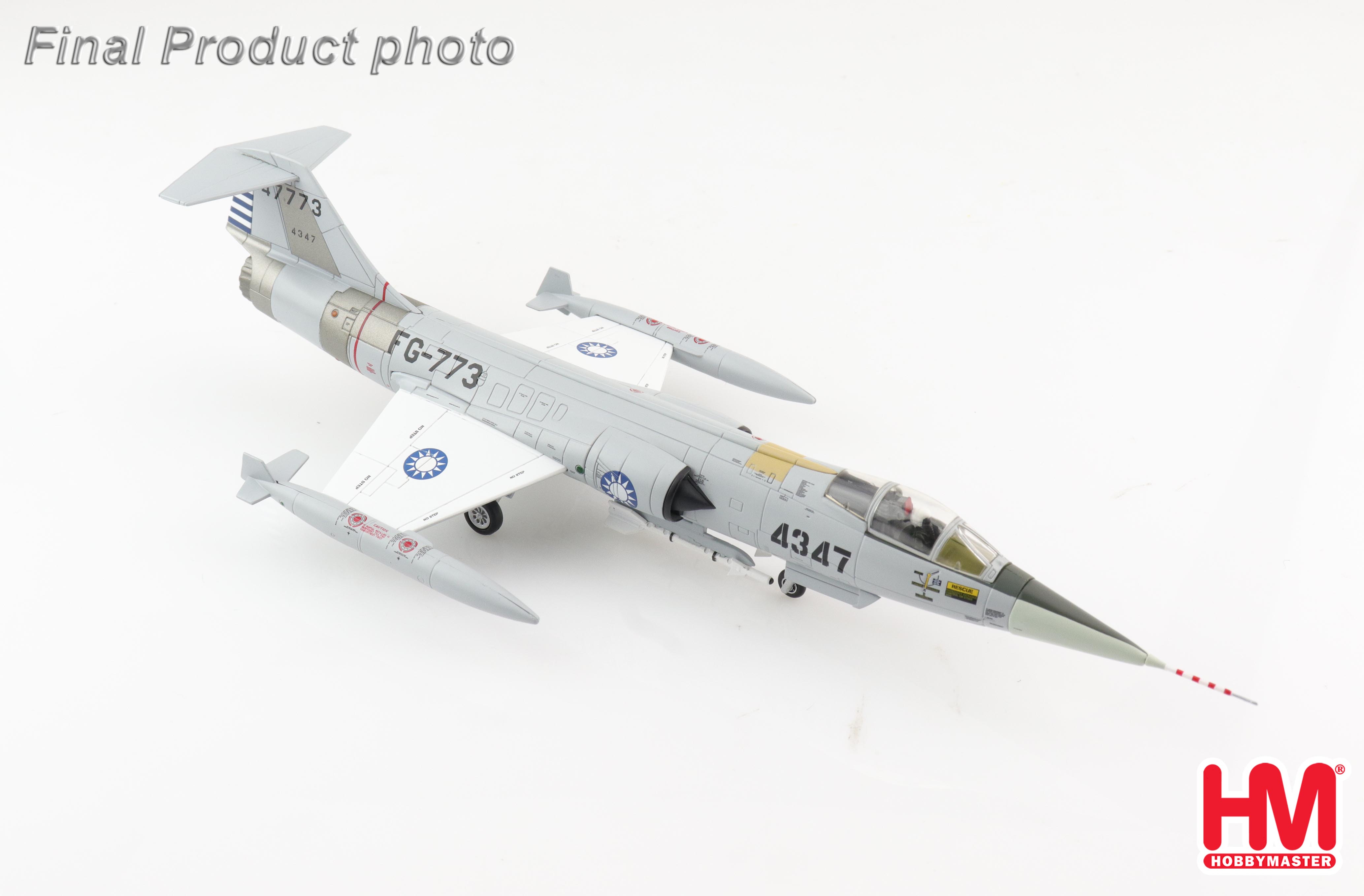 Lockheed F-104G Starfighter 4347, Capt. S. L. Hu, 3rd TFW, 8th TFS ...