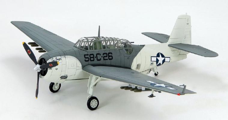 Grumman TBF-1C 58-C-26, VC-58 USS Block Island, January 11, 1944, USN ...