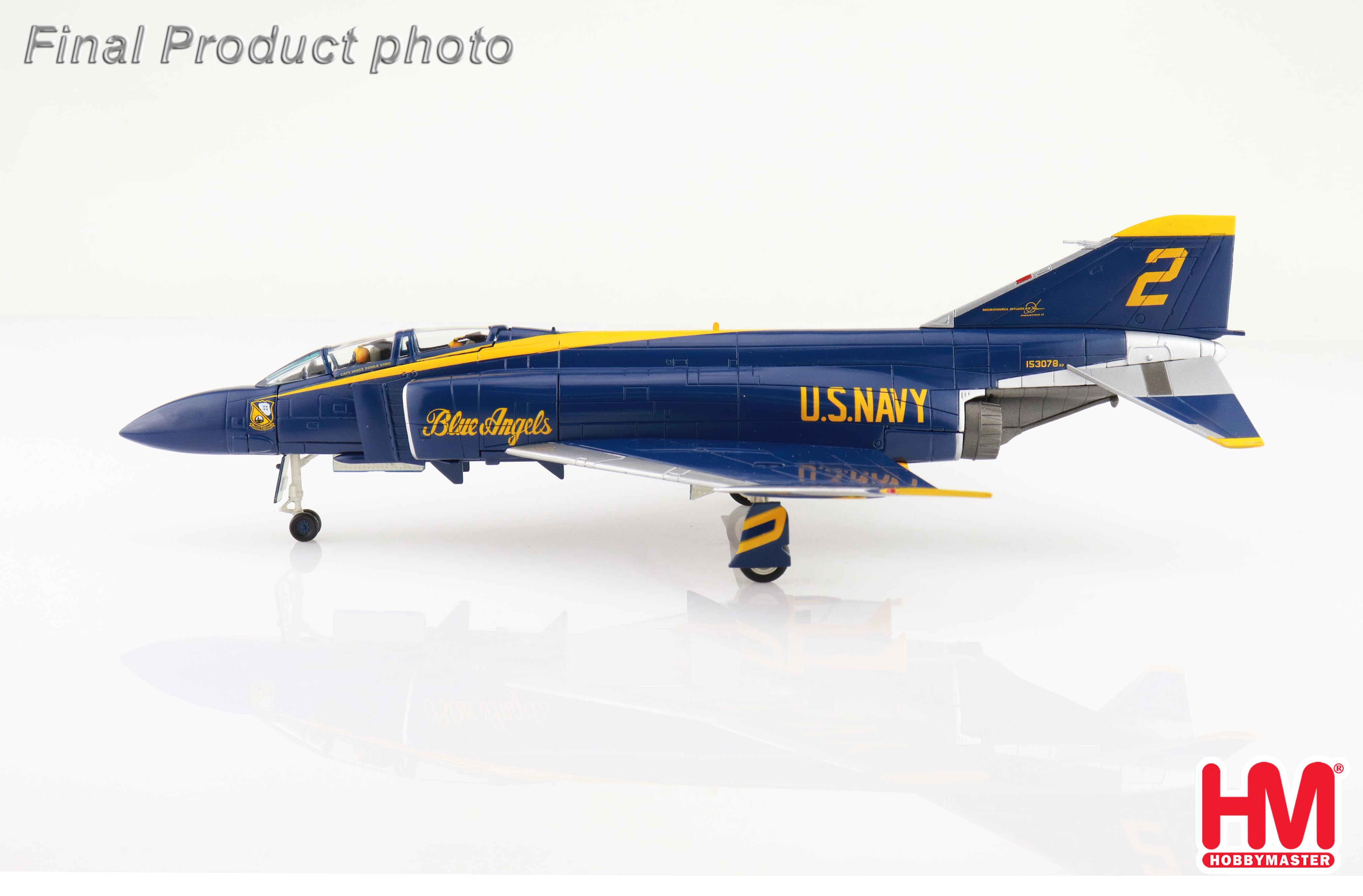 McDonell Douglas F-4J Phantom II No. 2 airplane, US Blue Angels, 1969
