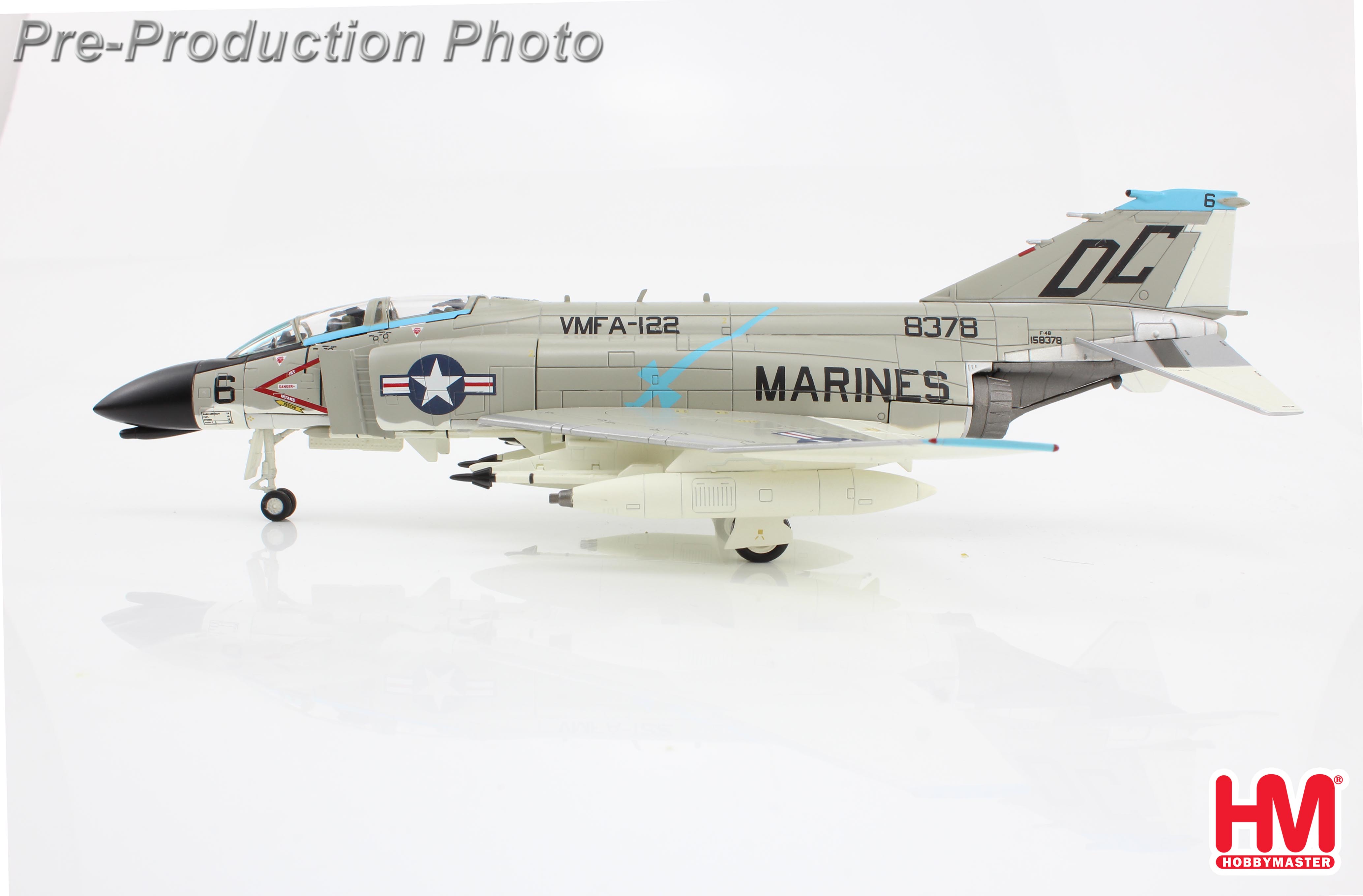 F-4B Phantom II 158378, VMFA-122, DA Nang Air Base, 1968 (with 3 x MK.4 ...