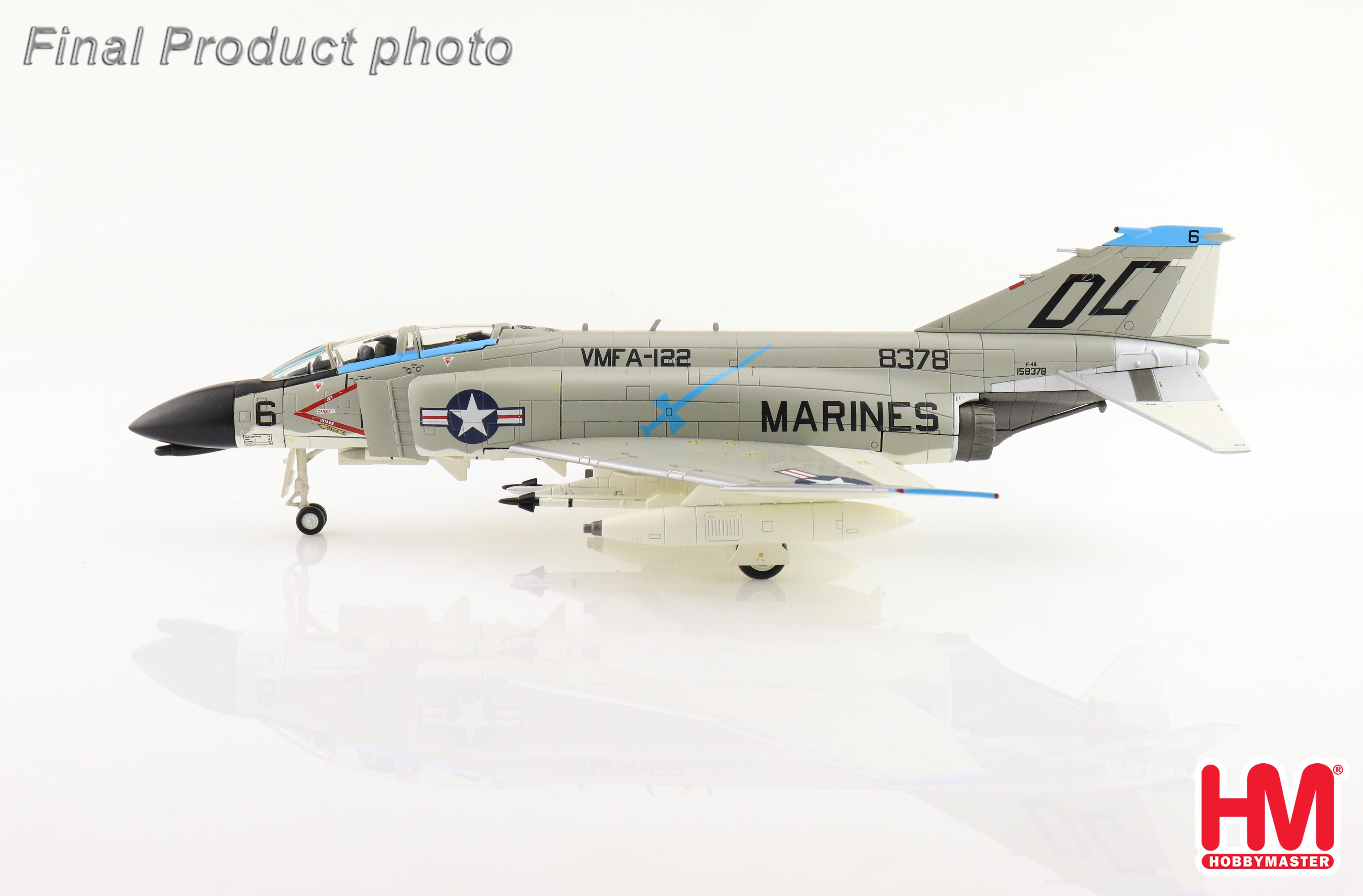 F-4B Phantom II 158378, VMFA-122, DA Nang Air Base, 1968 (with 3 x MK.4 ...