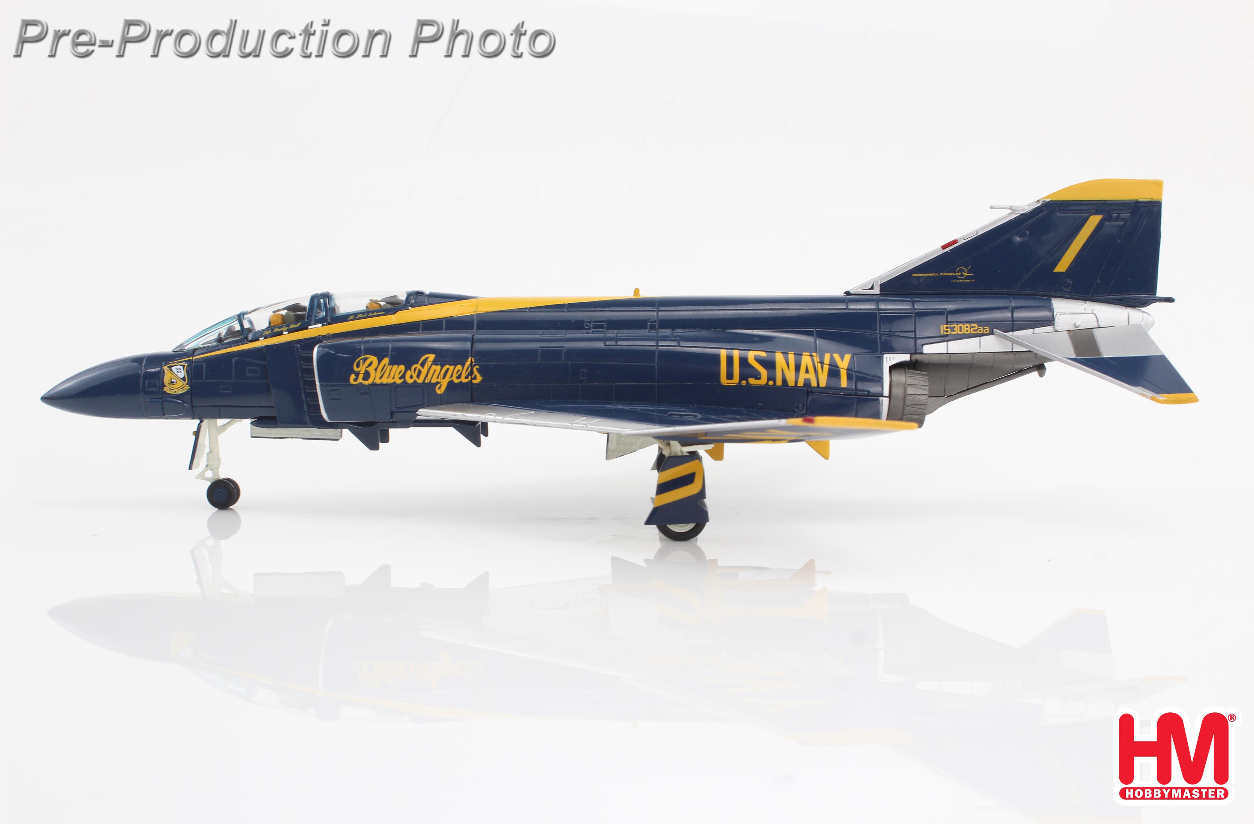 F-4J Blue Angels "Cdr. Harley Hall" 153812, Cdr Harley Hall & AMHI Guy ...