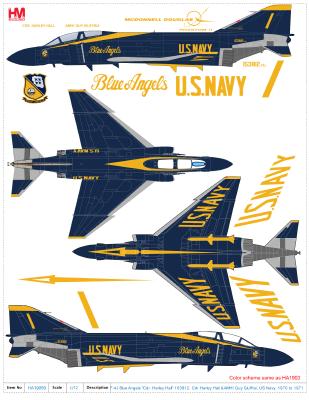 F-4J Blue Angels "Cdr. Harley Hall" 153812, Cdr Harley Hall & AMHI Guy ...