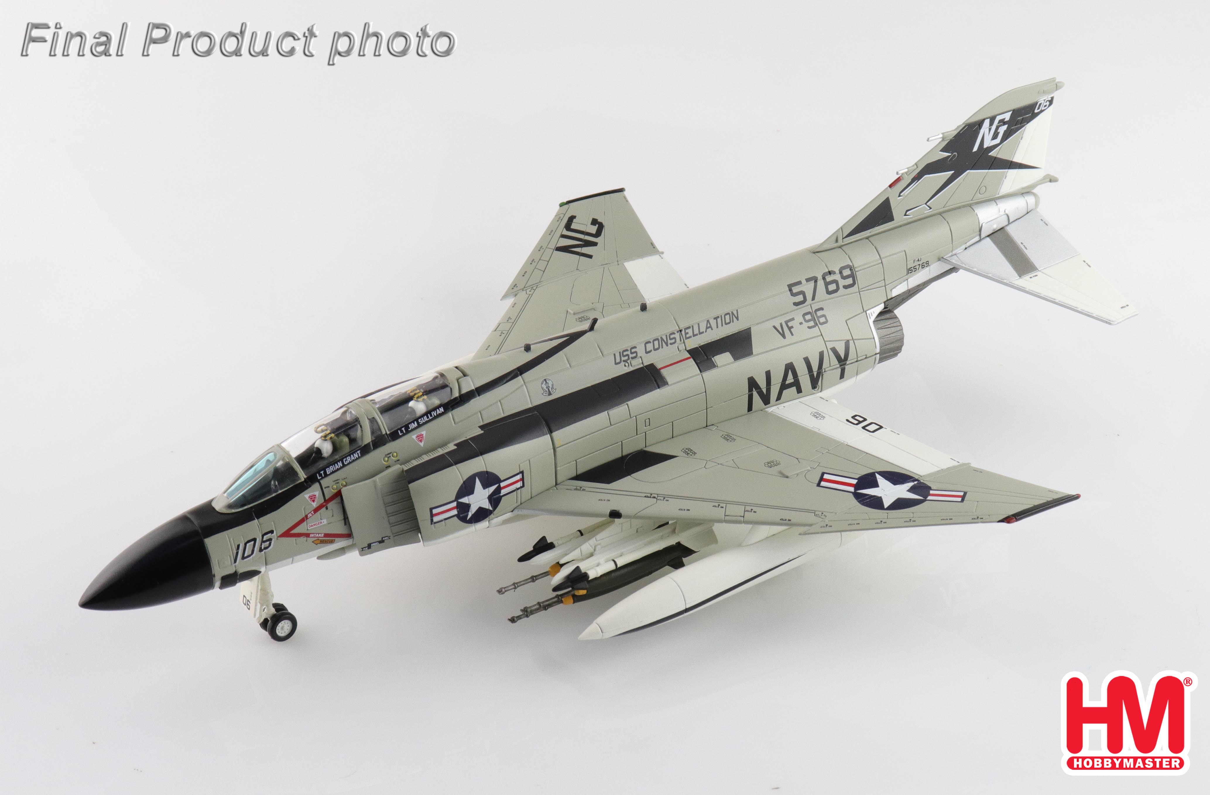 F-4J "Showtime 106" 155769, VF-96, USS Constellation, May 1972