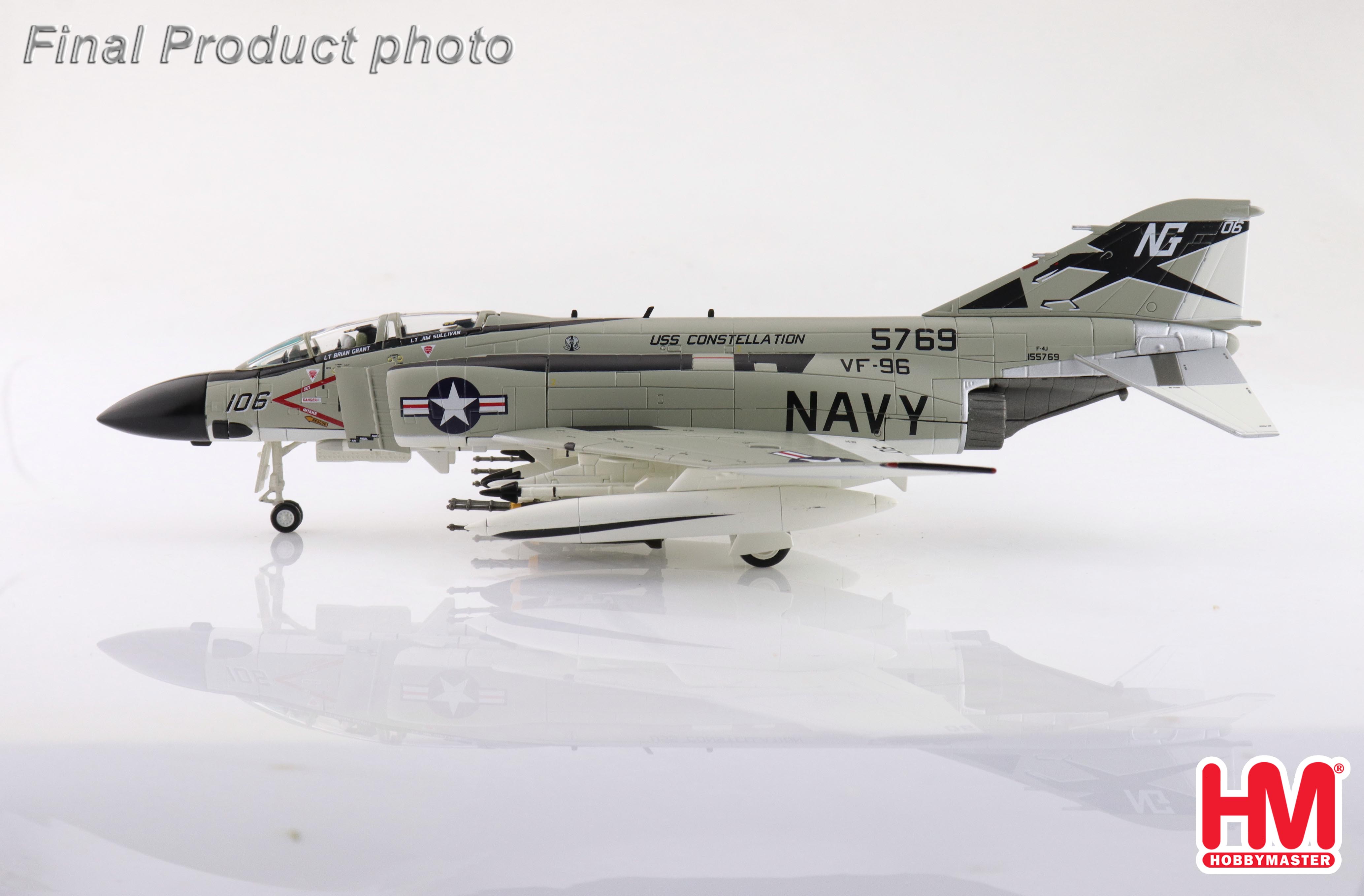 F-4J "Showtime 106" 155769, VF-96, USS Constellation, May 1972