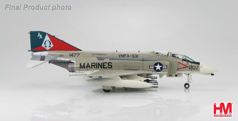 McDonnell Douglas F-4B VMFA-531, USS Forrestal cross operating on HMS ...