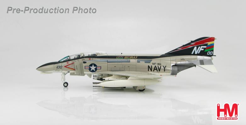 McDonnell Douglas F-4N VF-161 CHARGERS, CAG Bird of CVW-5, USS Midway 1977