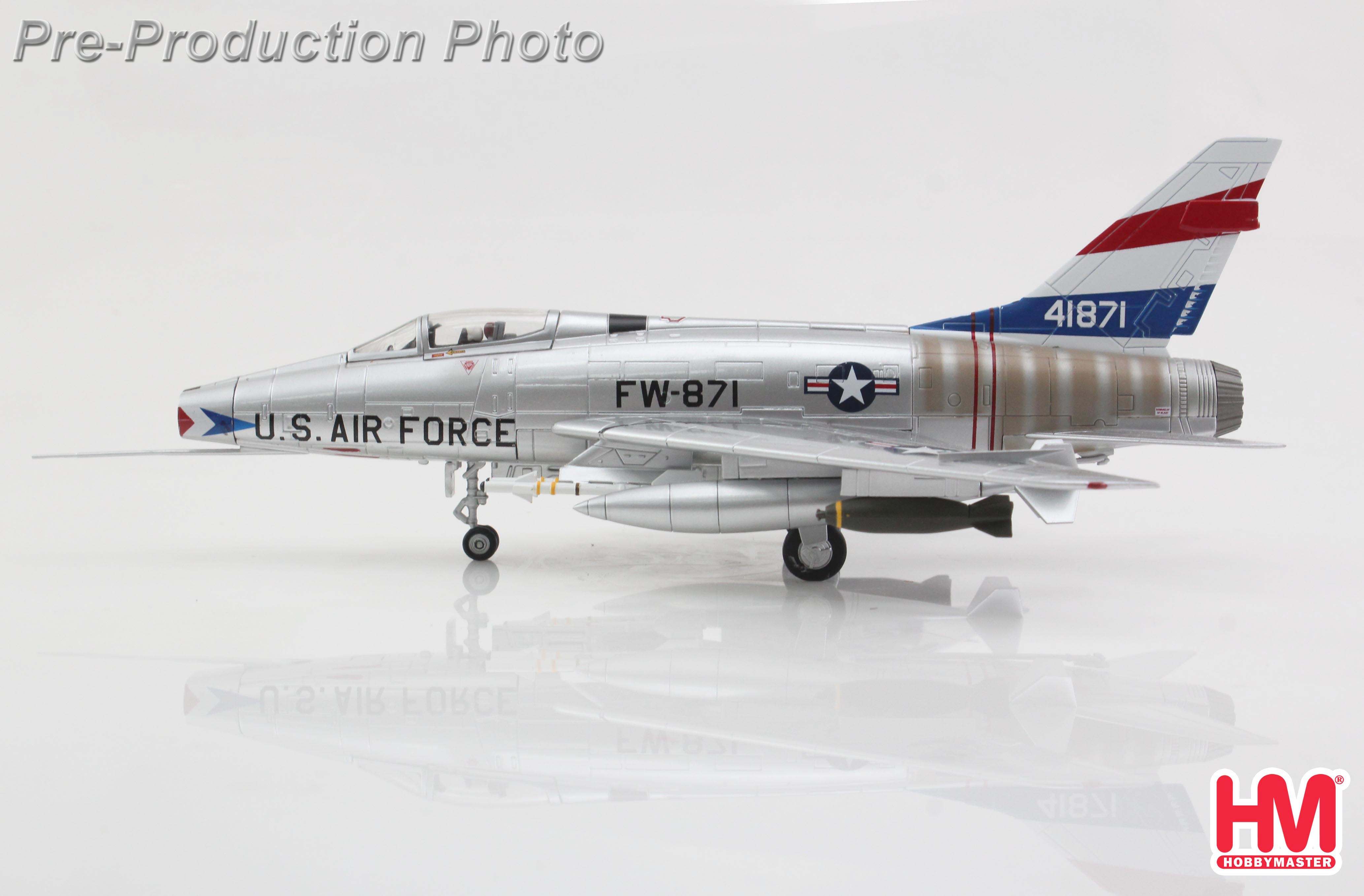 F-100 Super Sabre FW-871, USAF, National Military Museum (Soesterberg)