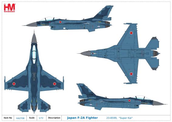 Japan F-2A Fighter 23-8599, "Super Kai"