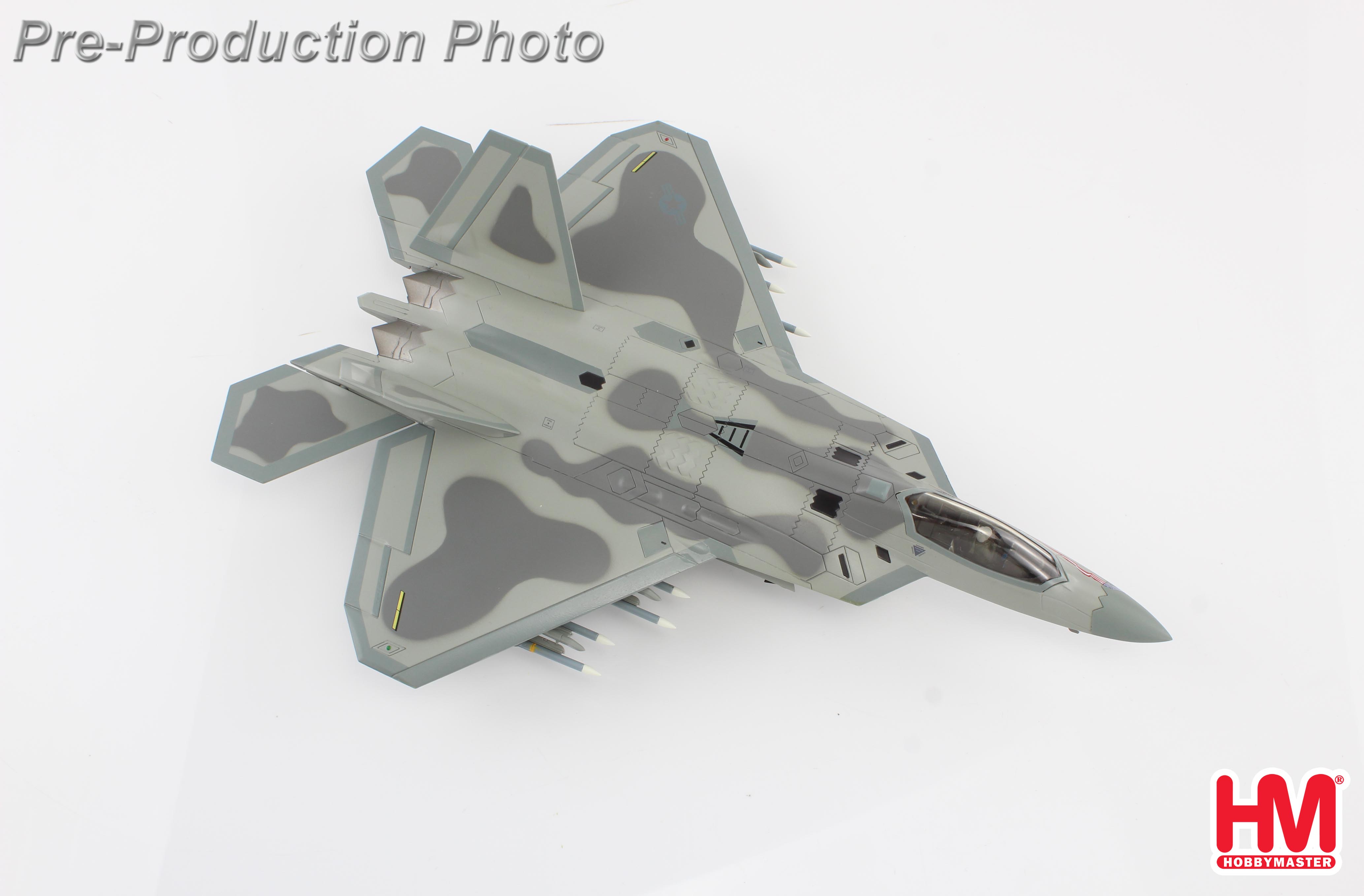 F-22 Raptor "Spirit of America" (underwing weapons: 2 x AGM-158, 8 x ...