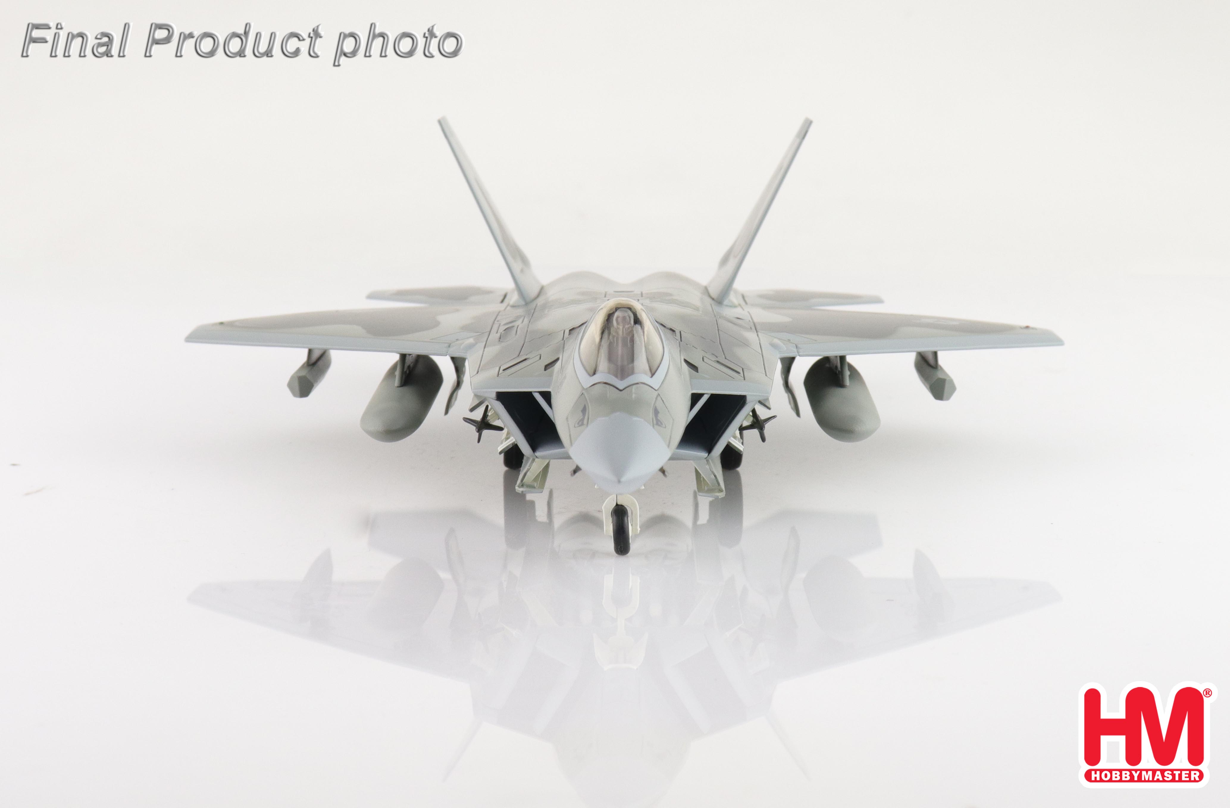 F-22 Raptor (with steathy pods) AF06-132, 411 FLTS, Edwards AFB, 2022