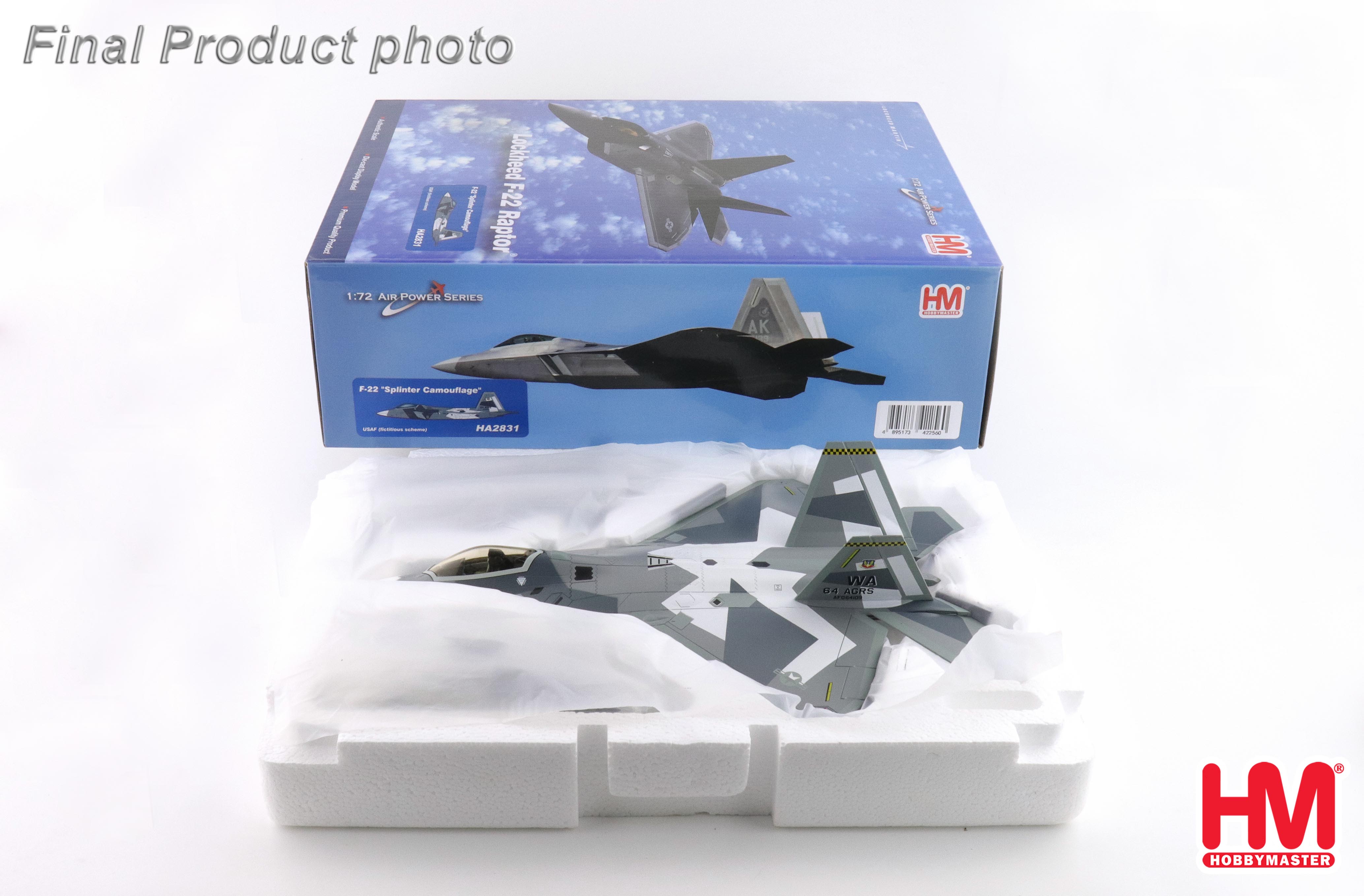 F-22 "Splinter Camouflage" USAF (fictitious scheme)