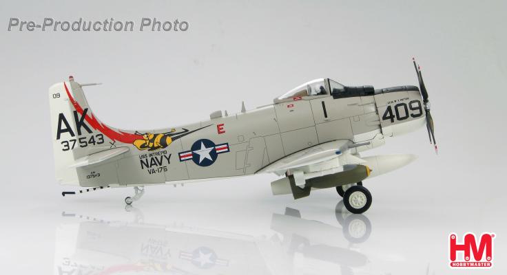 Douglas A-1H Skyraider VA-176, USS Intrepid (CVS-11), Oct 1966 Mig Killer
