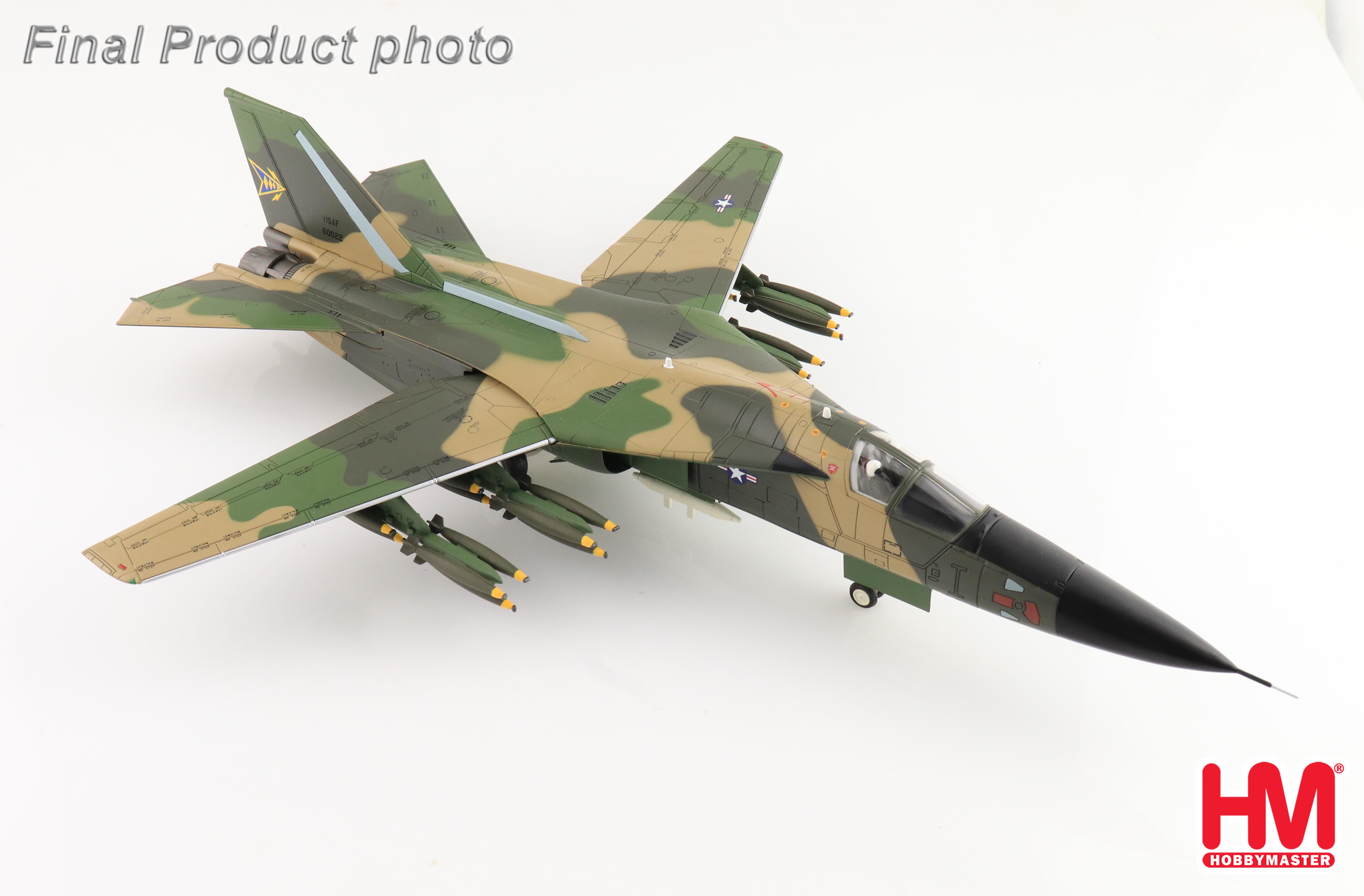 F-111A "Combat Lancer" 66-0022, USAF, Takhli RTAFB, 1968 (w/ 24 x early ...