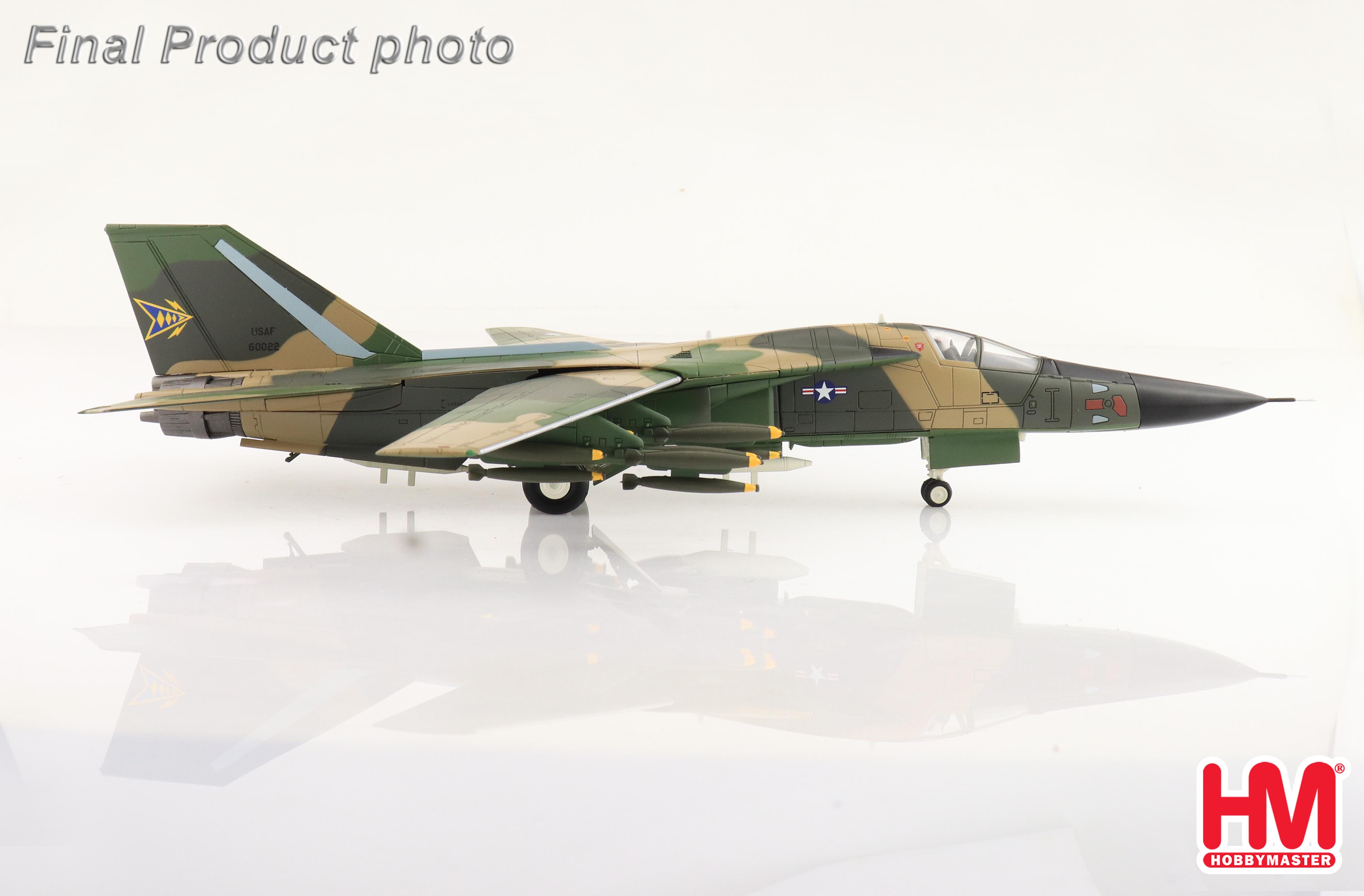 F-111A "Combat Lancer" 66-0022, USAF, Takhli RTAFB, 1968 (w/ 24 x early ...