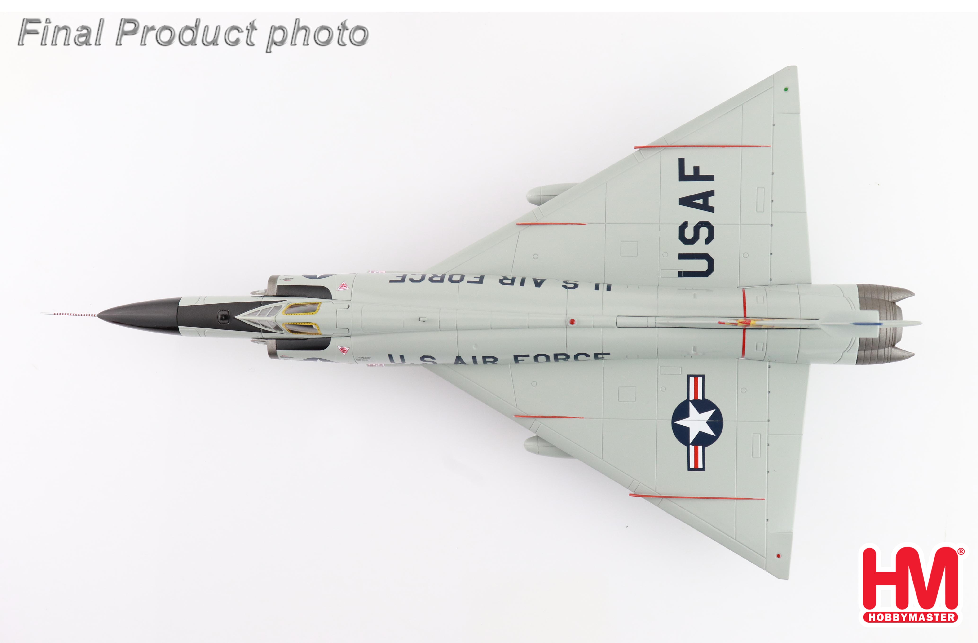 F-102A Delta Dagger 54-1373, 199th FIS, Hawaii ANG, 1960s (case X wing)