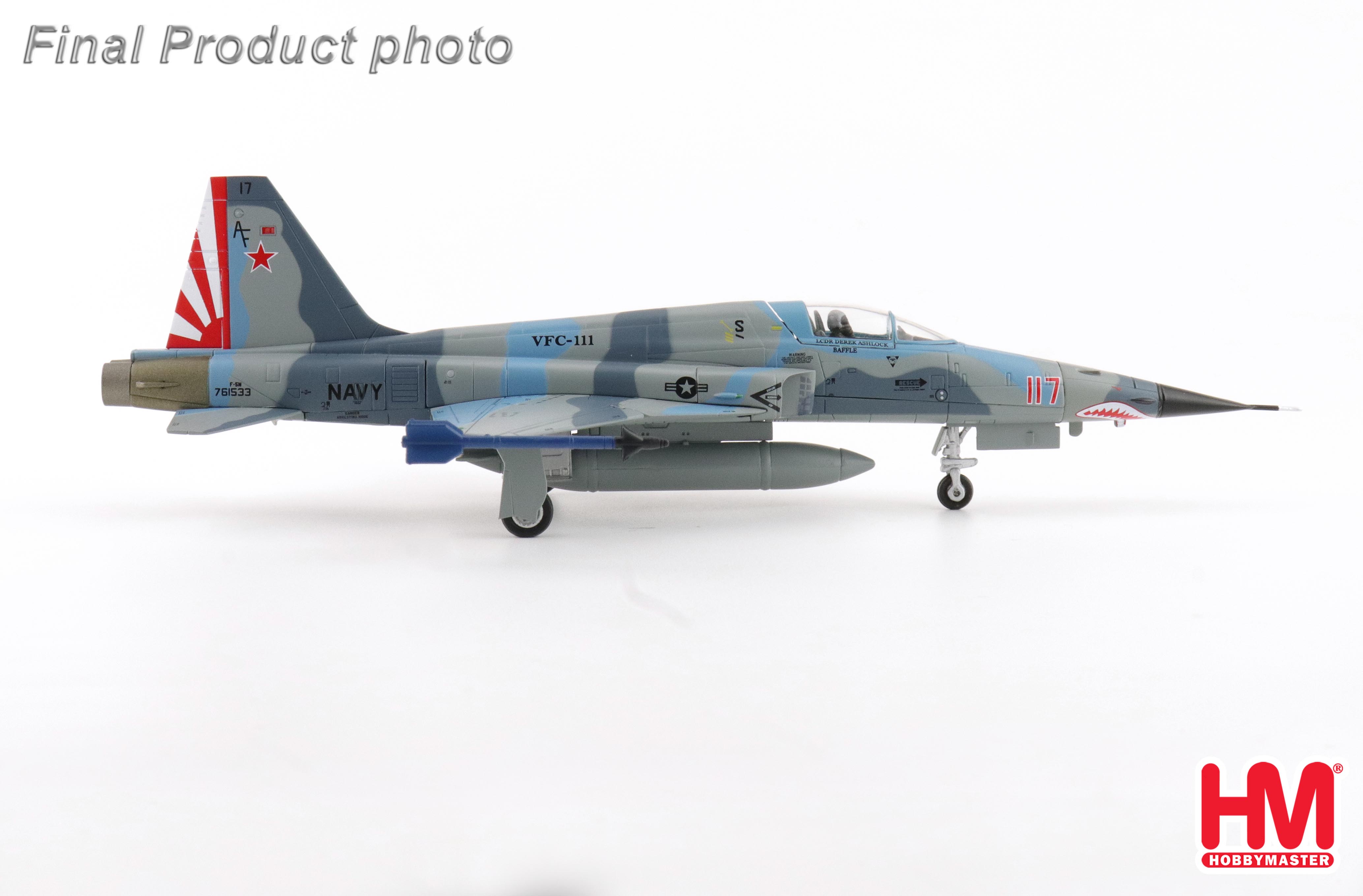 F-5N "Adversary Fighter" Red 117, 761533, VFC-111, 2017