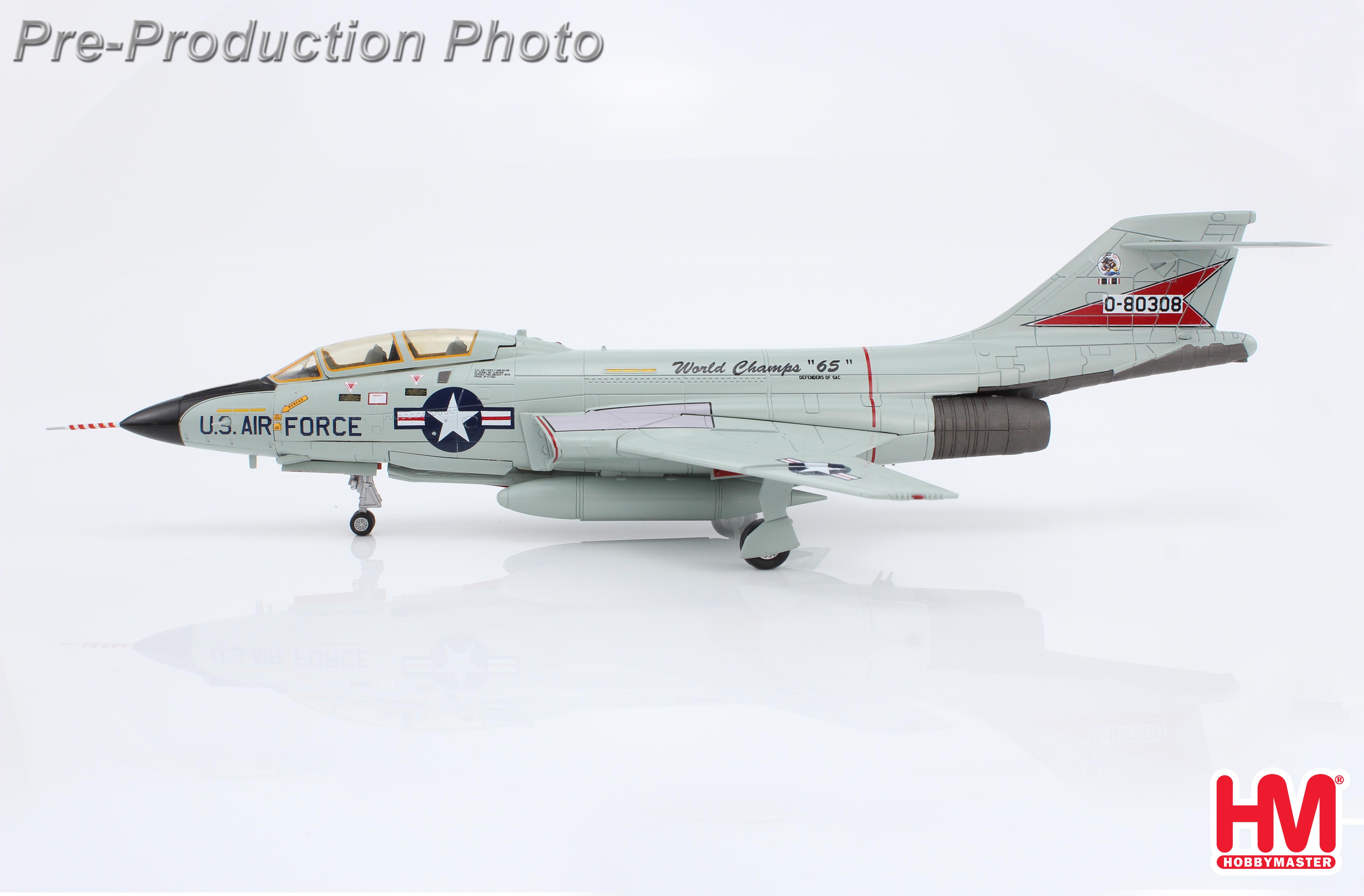 F-101B Vooodoo "World Champs 65" 58-80308, 62nd FIS, USAF, KI Sawyer ...