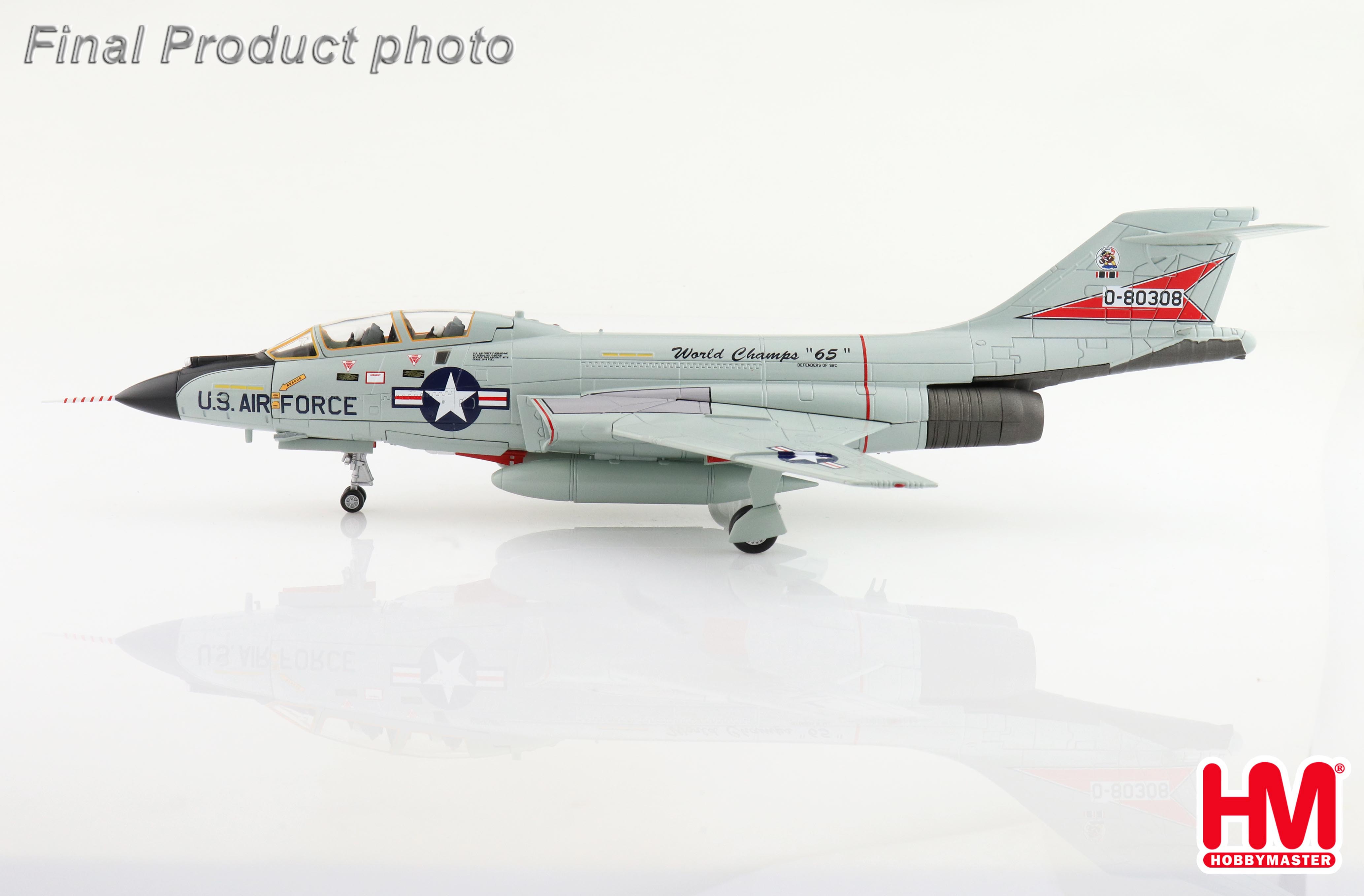F-101B Vooodoo "World Champs 65" 58-80308, 62nd FIS, USAF, KI Sawyer ...