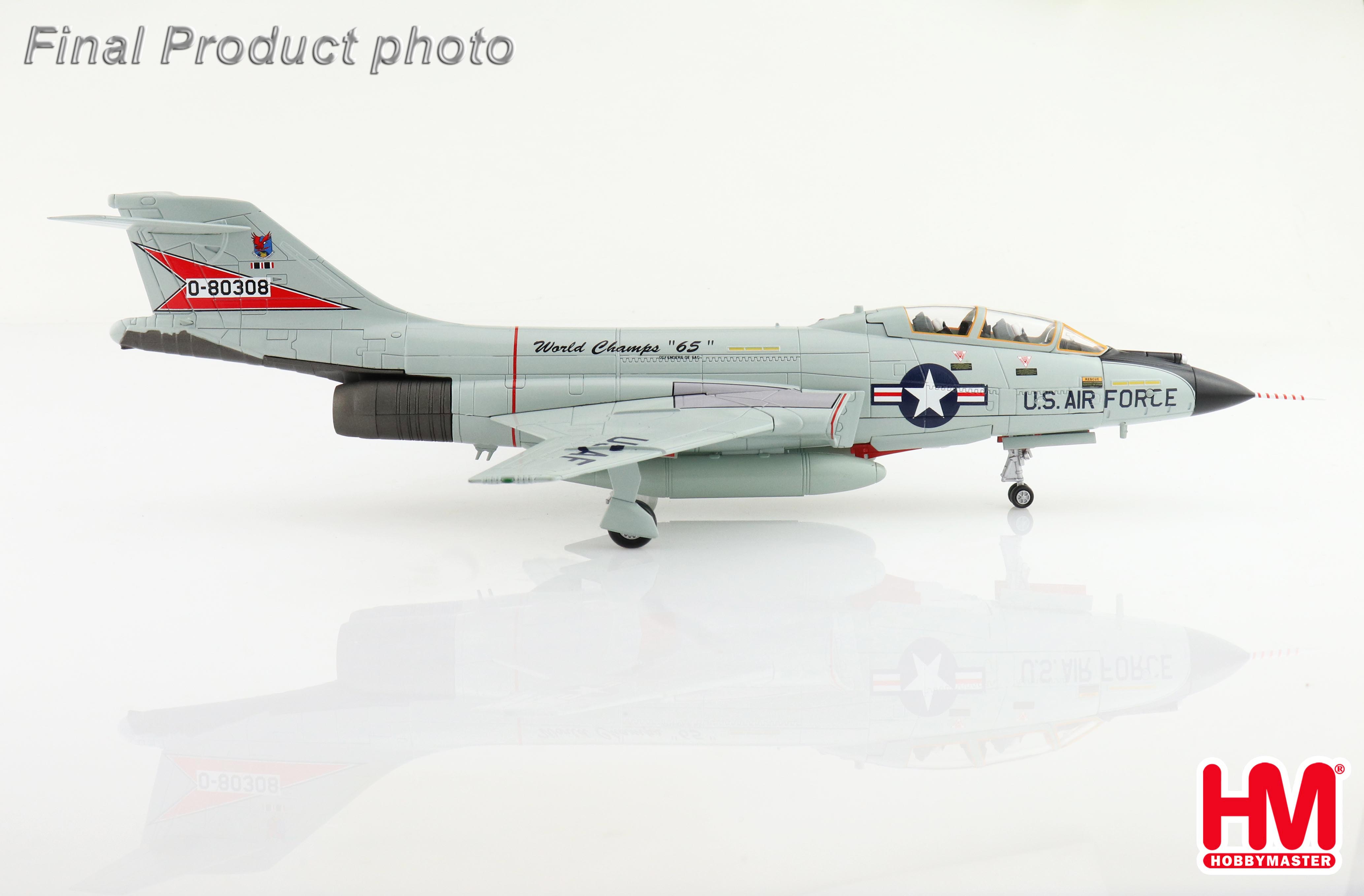 F-101B Vooodoo "World Champs 65" 58-80308, 62nd FIS, USAF, KI Sawyer ...