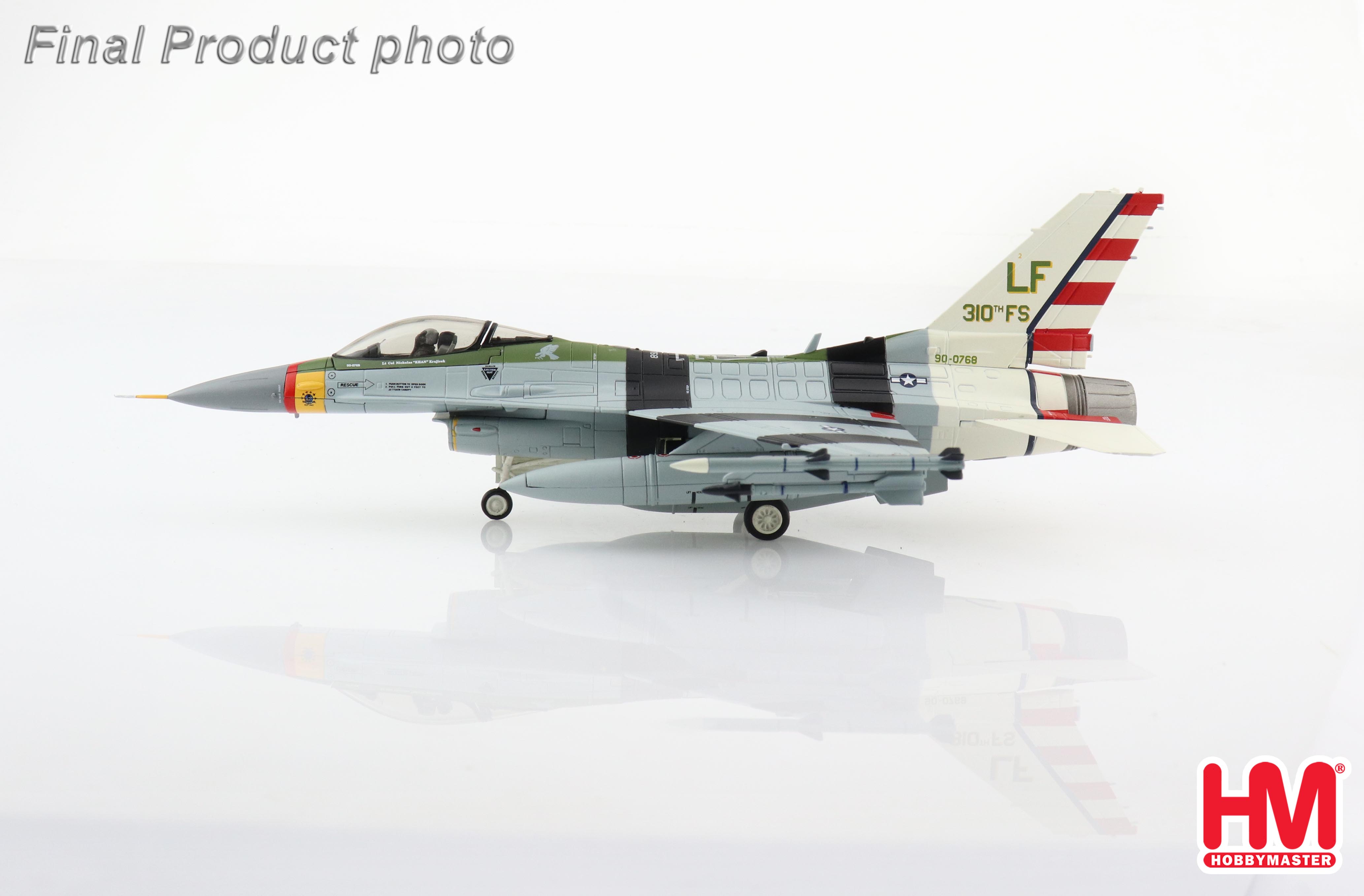 F-16C "Passionate Patsy" 90-0768, Luke Air Force Base, 2022 "310th FS ...