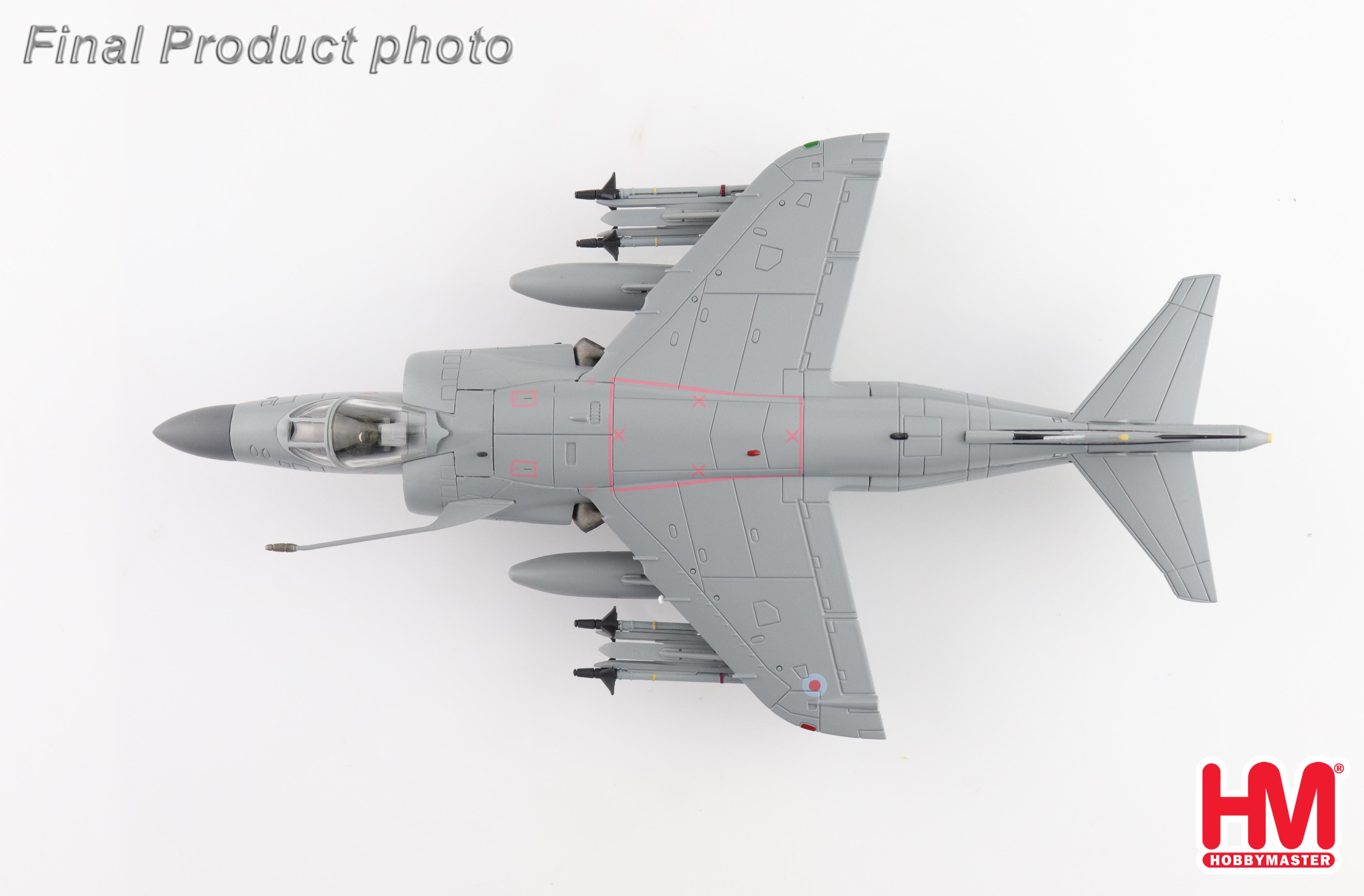 Sea Harrier FA.2 ZH804, Royal Navy, Fairford 2002 (w/ Sea Eagle missiles)