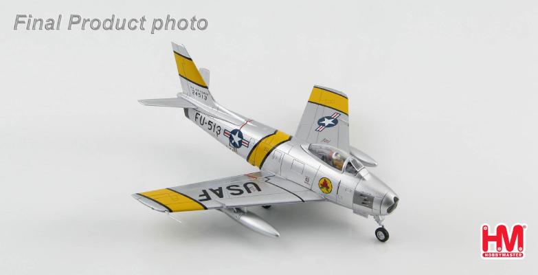 North American F-86F Sabre52-4513 flown by Major James Jabara, 334th FS ...