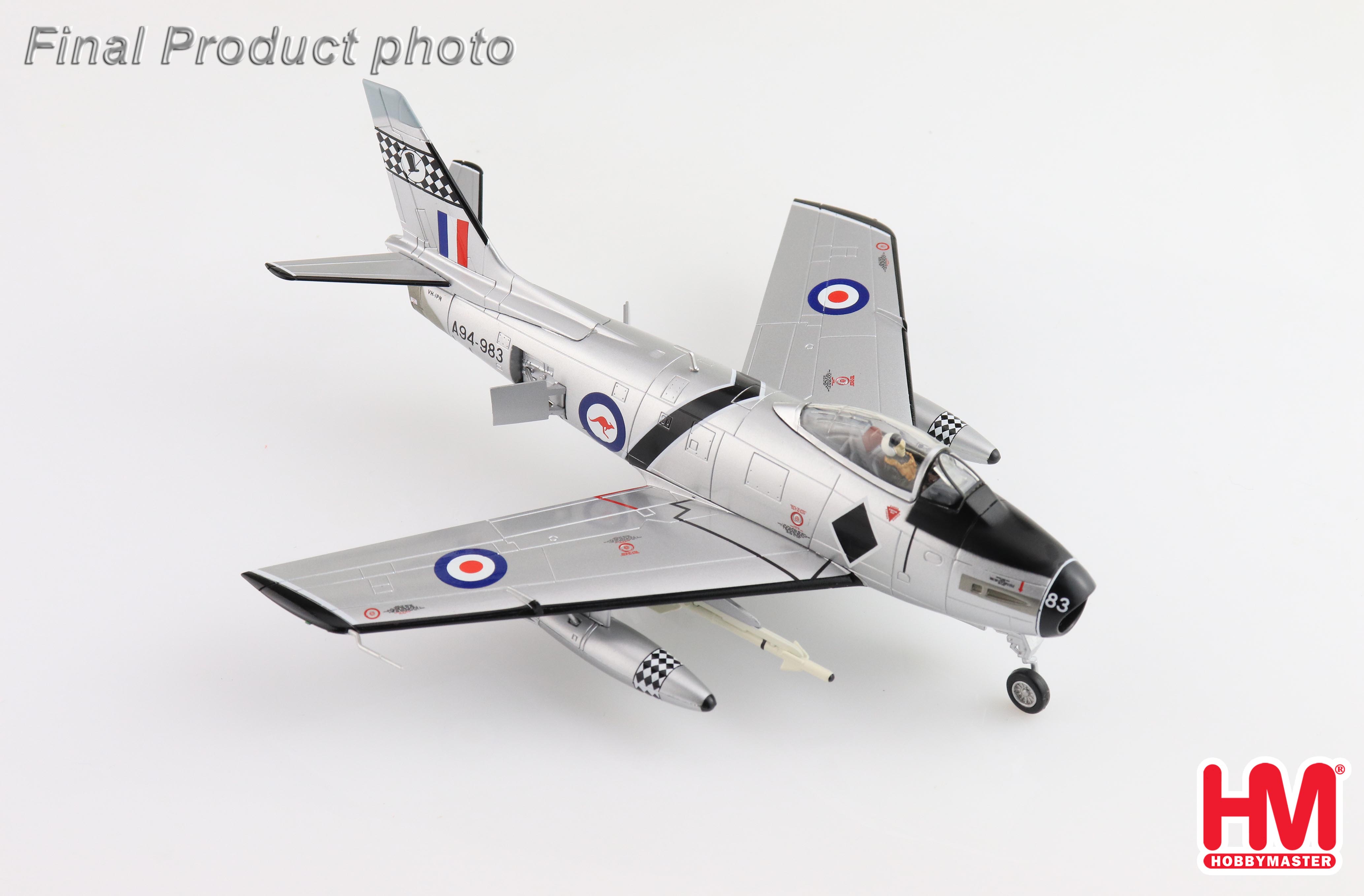 CAC Sabre Mk.32 A94-983, 75 Squadron "Black Diamonds", RAAF (with 2 x ...