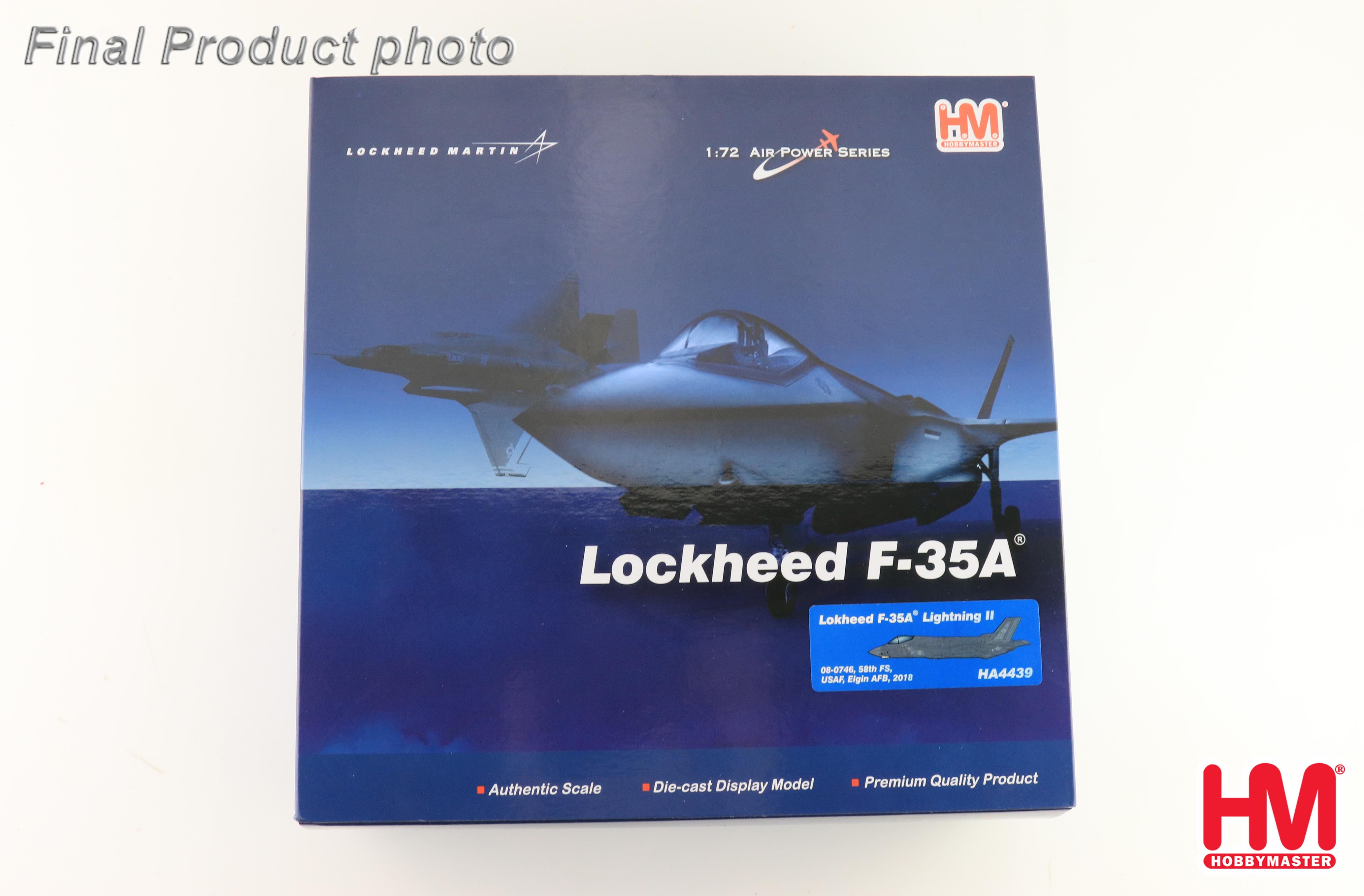 Lokheed F-35A Lightning II 08-0746, 58th FS, USAF, Elgin AFB, 2018
