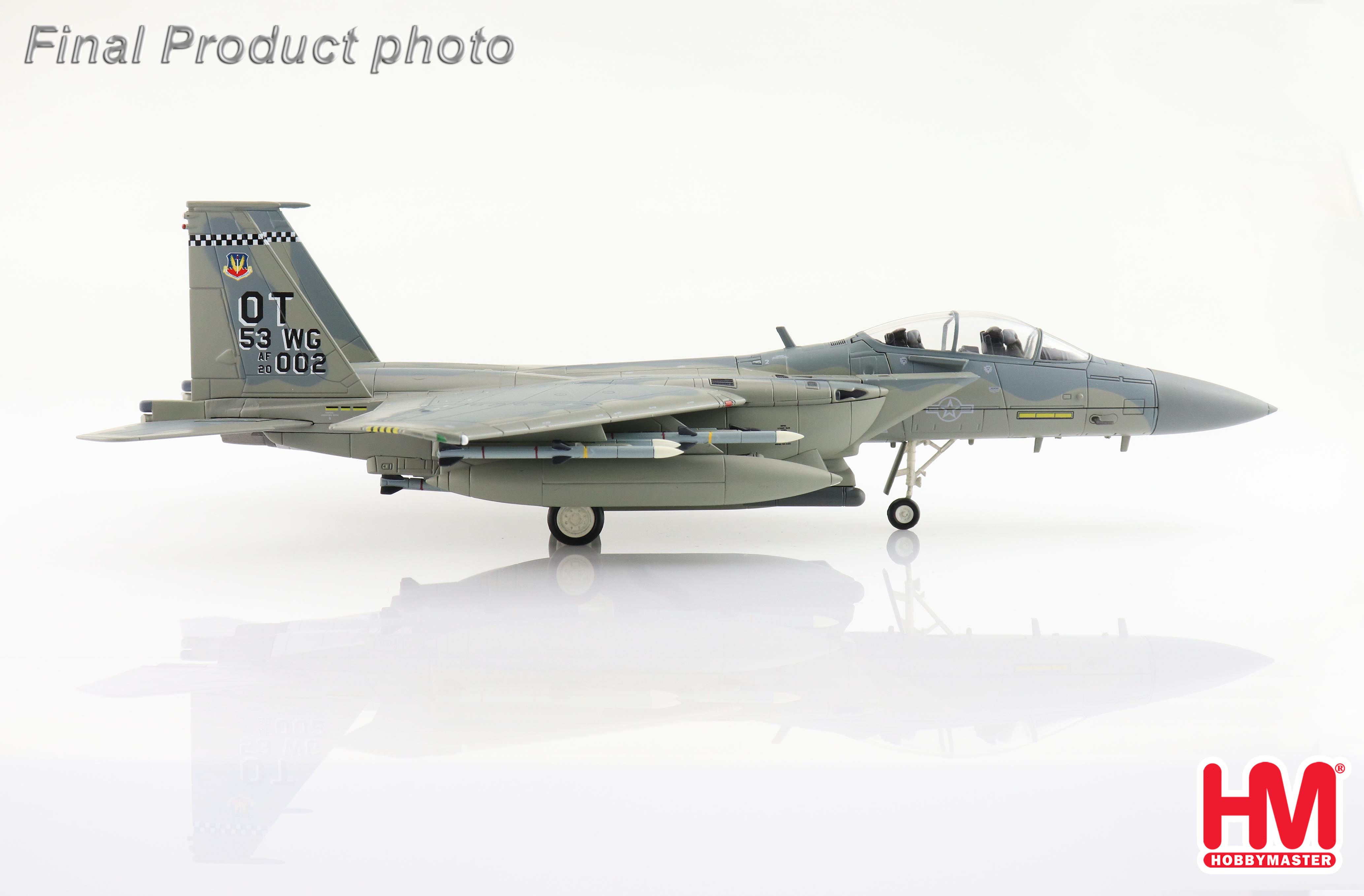 F-15EX Eagle II 20-0002, 53 WG, USAF, 2002 (with 8 x AIM-120)