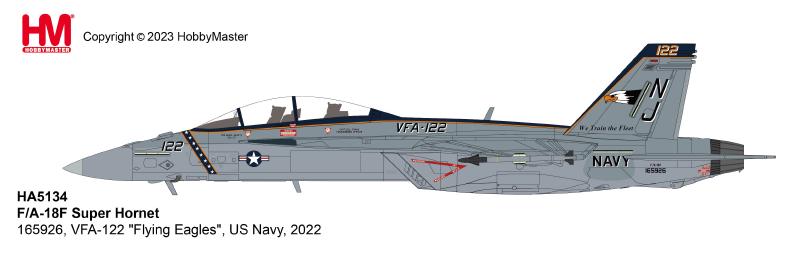 F/A-18F Super Hornet 165926, VFA-122 "Flying Eagles", US Navy, 2022