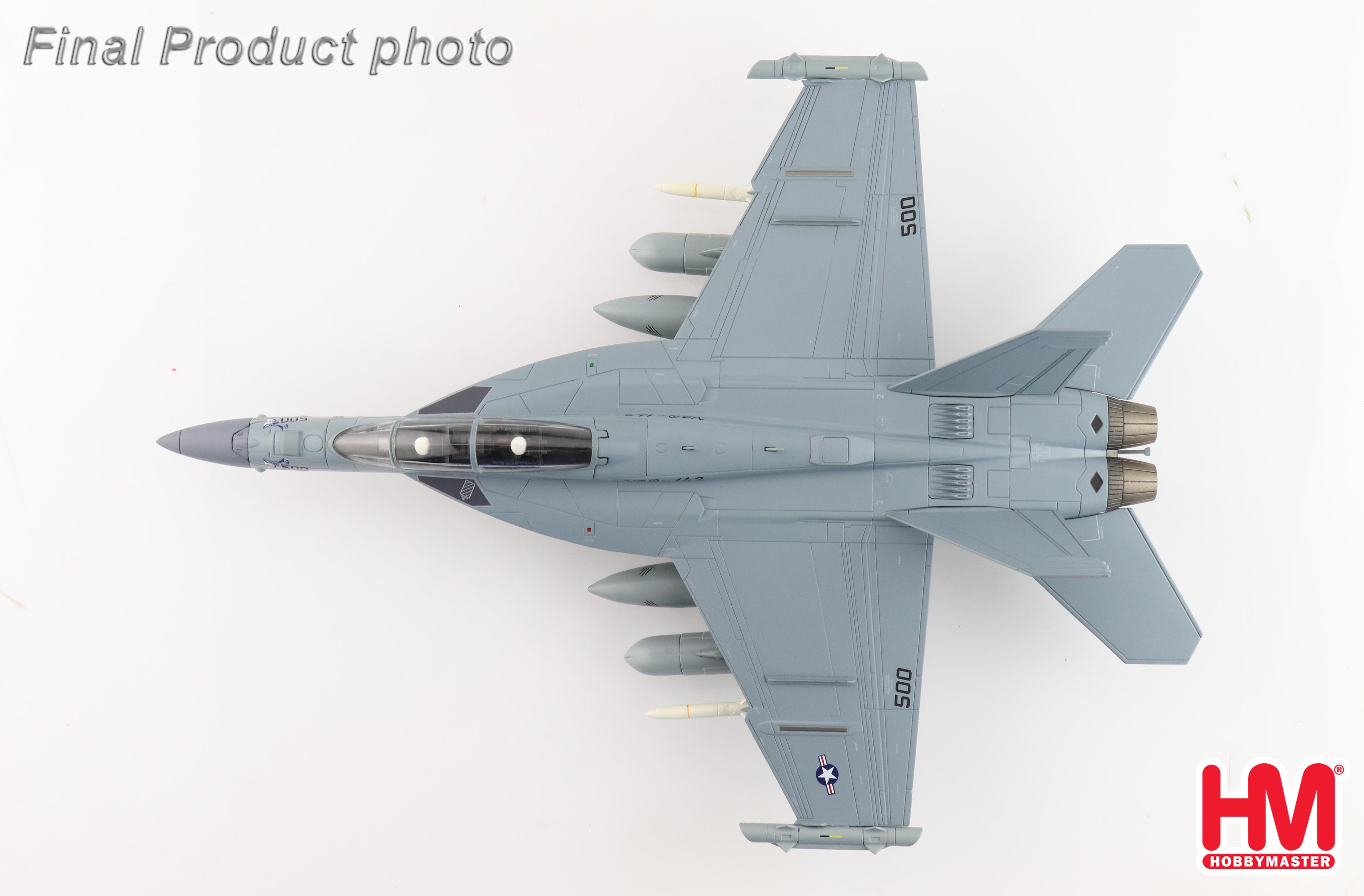 Boeing EA-18G Growler 166943, VAQ-124, USS Gerald R. Ford, 2023 (with 2 ...