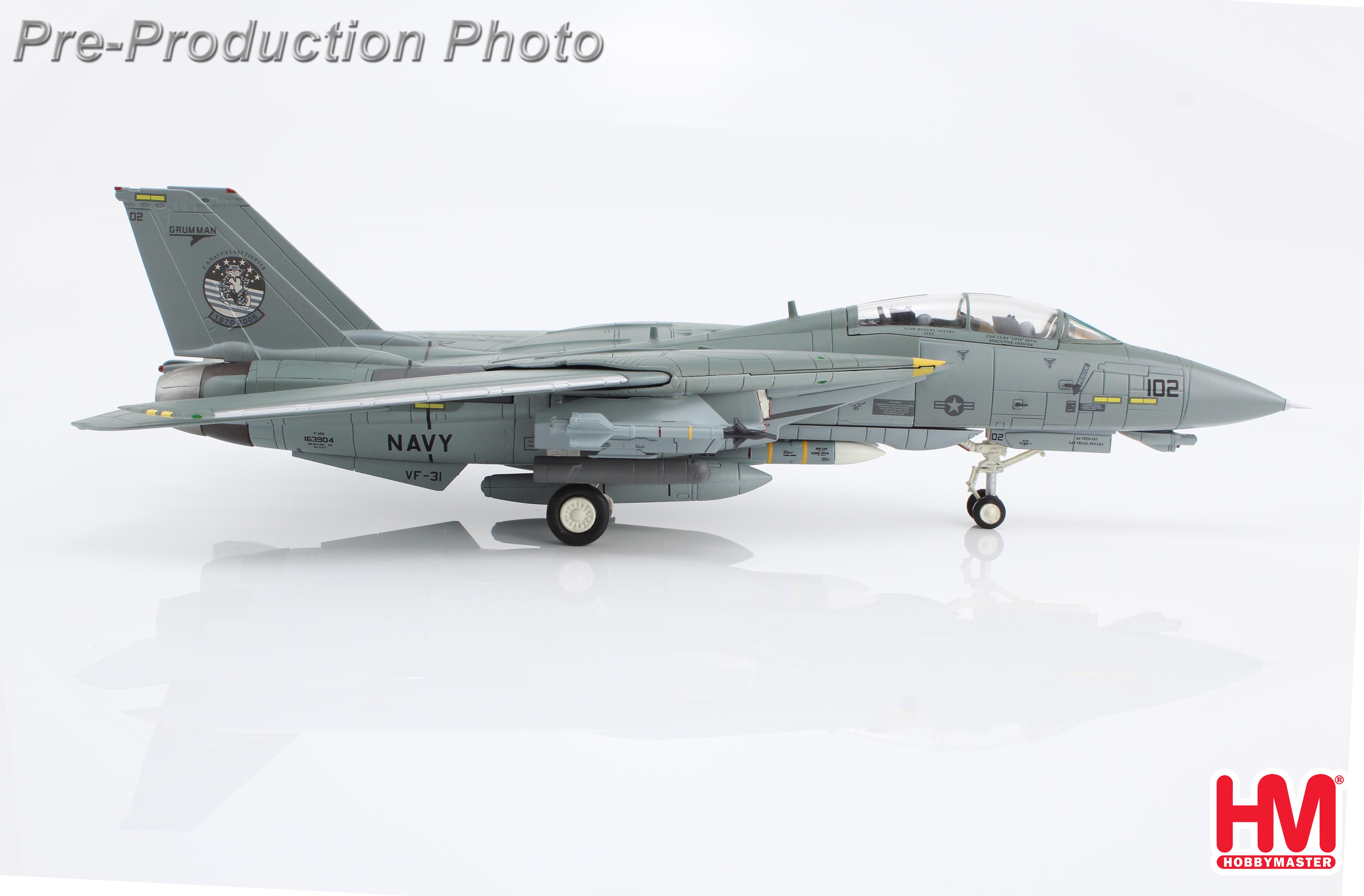 Grumman F-14D "Tomcat Sunset" BuNo 163904, VF-31, Sept 2006