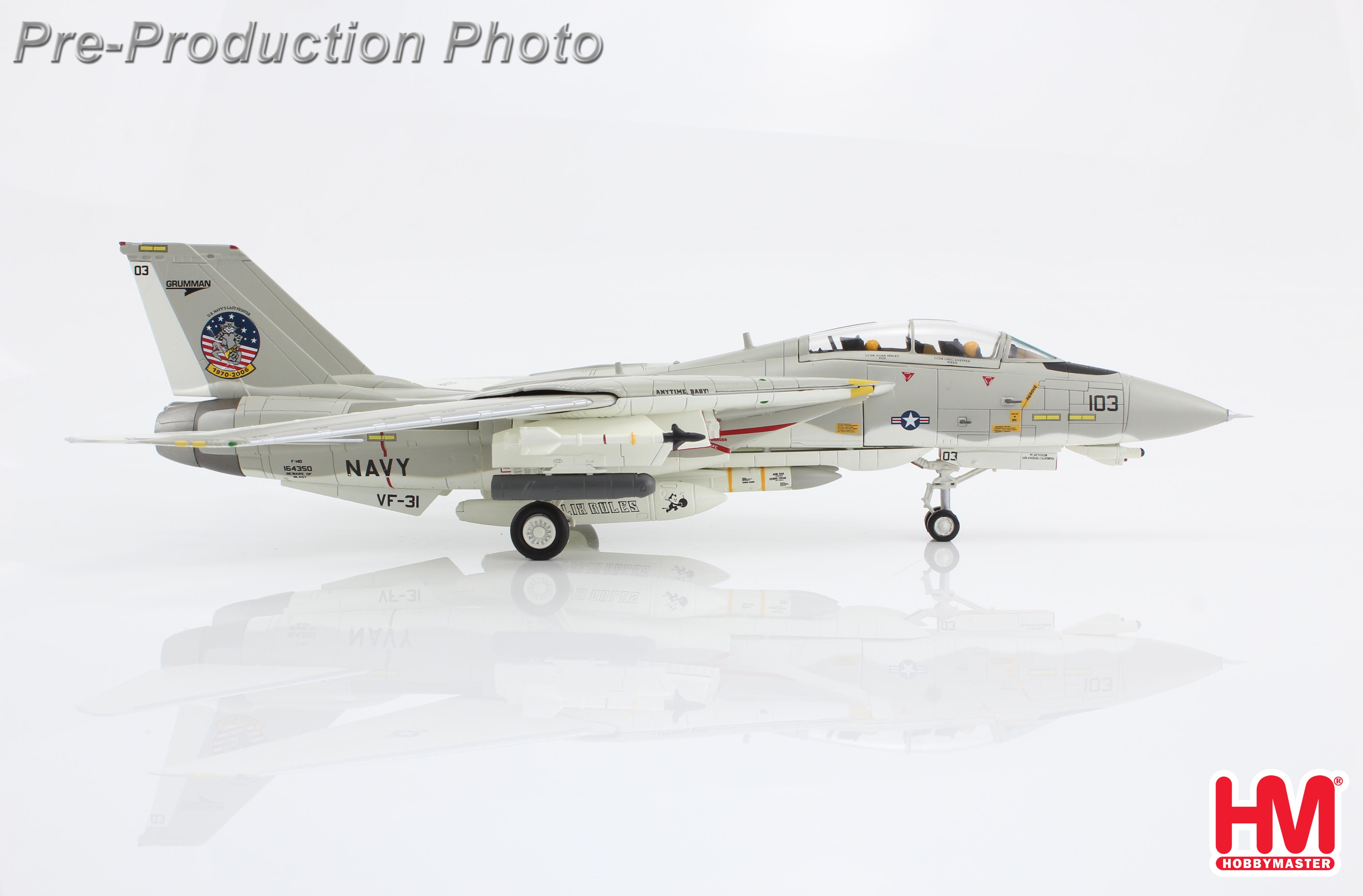 Grumman F-14D "Tomcat Sunset" 164350, VF-31, US Navy, 2006