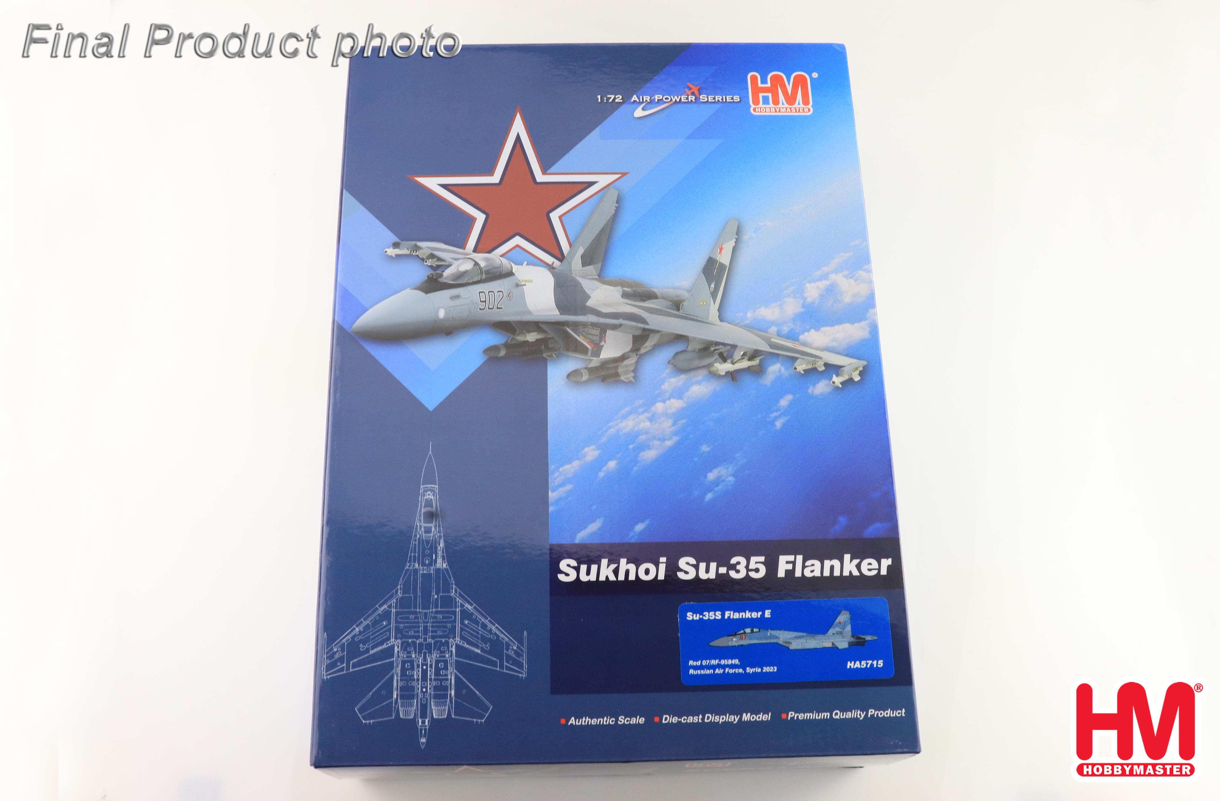 Su-35S Flanker E Red 07/RF-95909, Russian Air Force, Syria 2023 (with ...