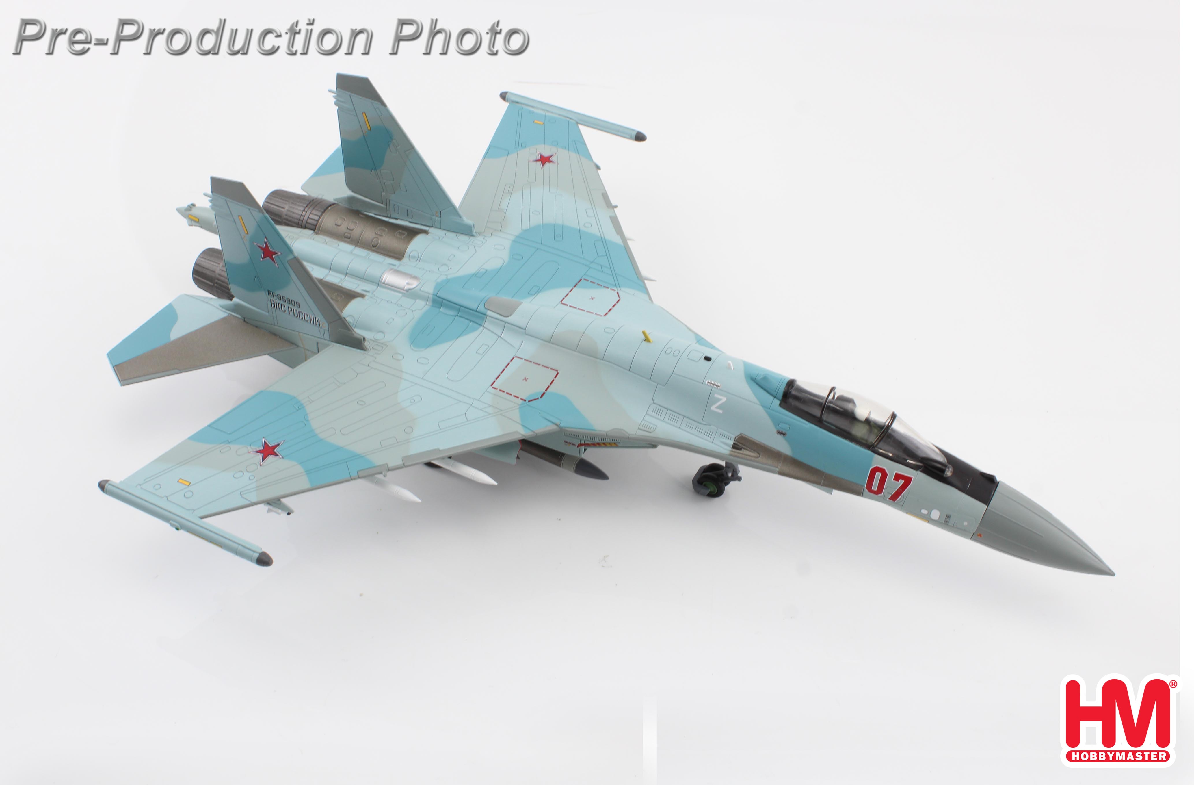 Su-35S Flanker E Red 07/RF-95909, Russian Air Force, Syria 2023 (with ...
