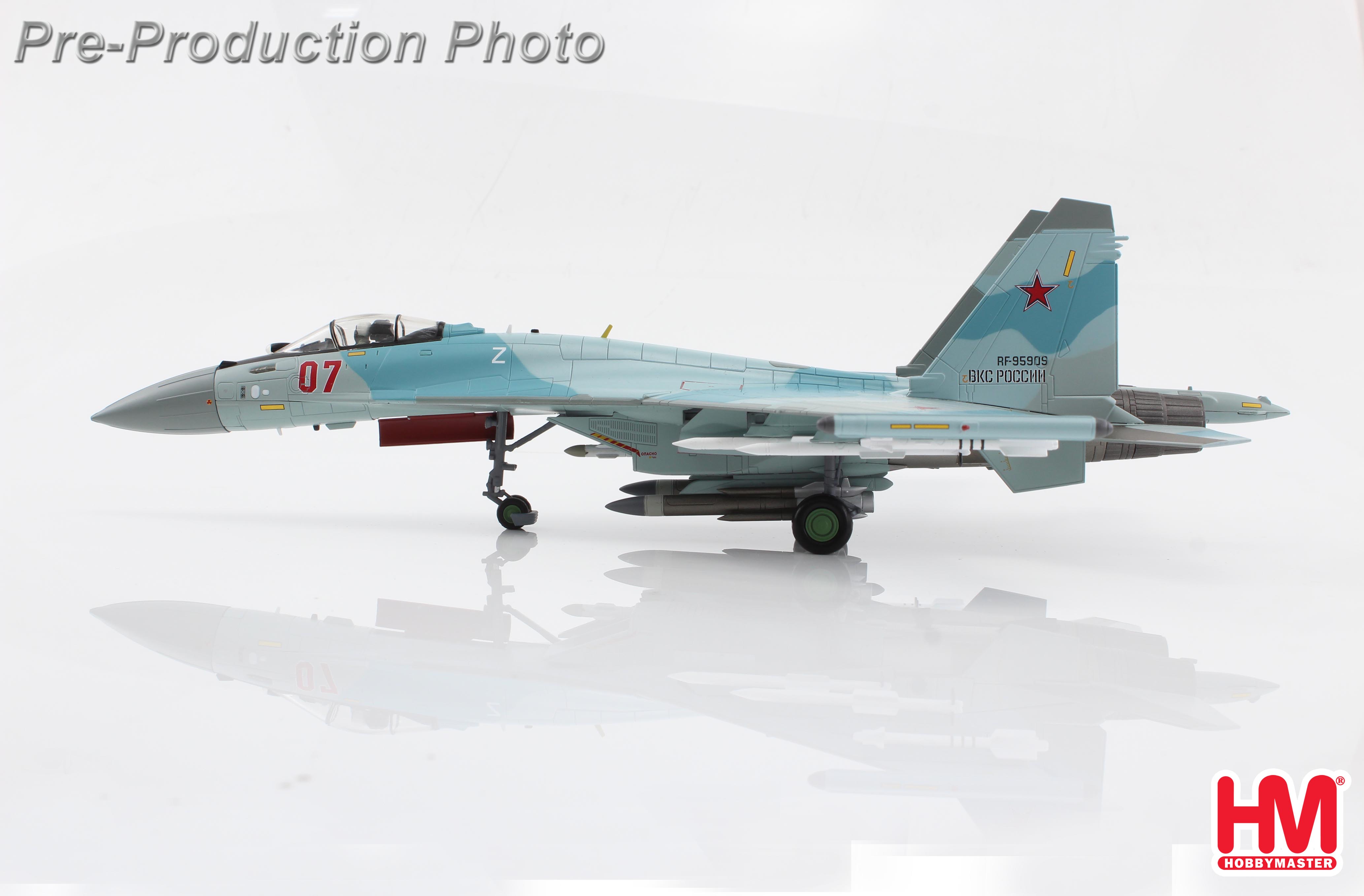 Su-35S Flanker E Red 07/RF-95909, Russian Air Force, Syria 2023 (with ...
