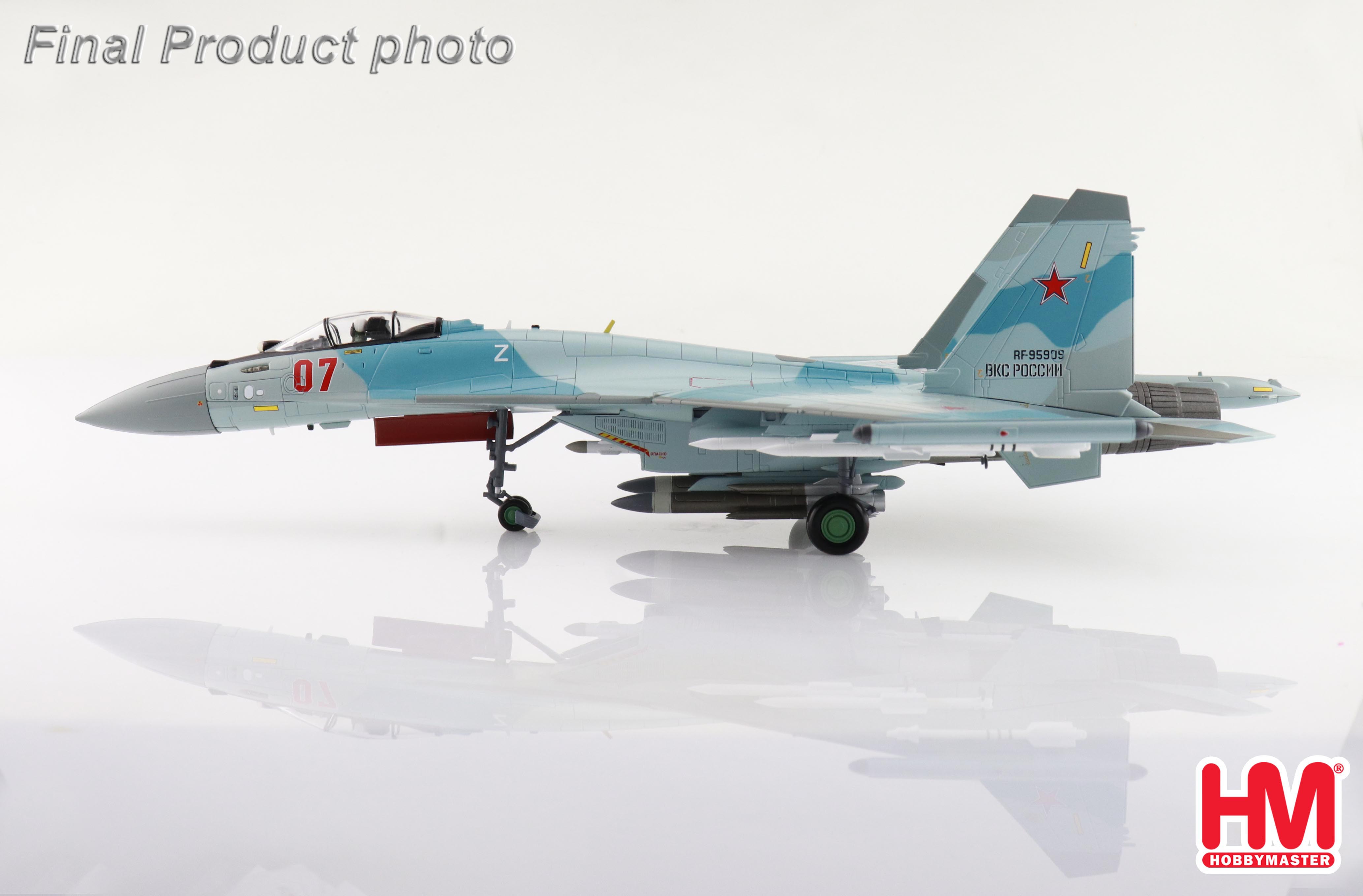 Su-35S Flanker E Red 07/RF-95909, Russian Air Force, Syria 2023 (with ...