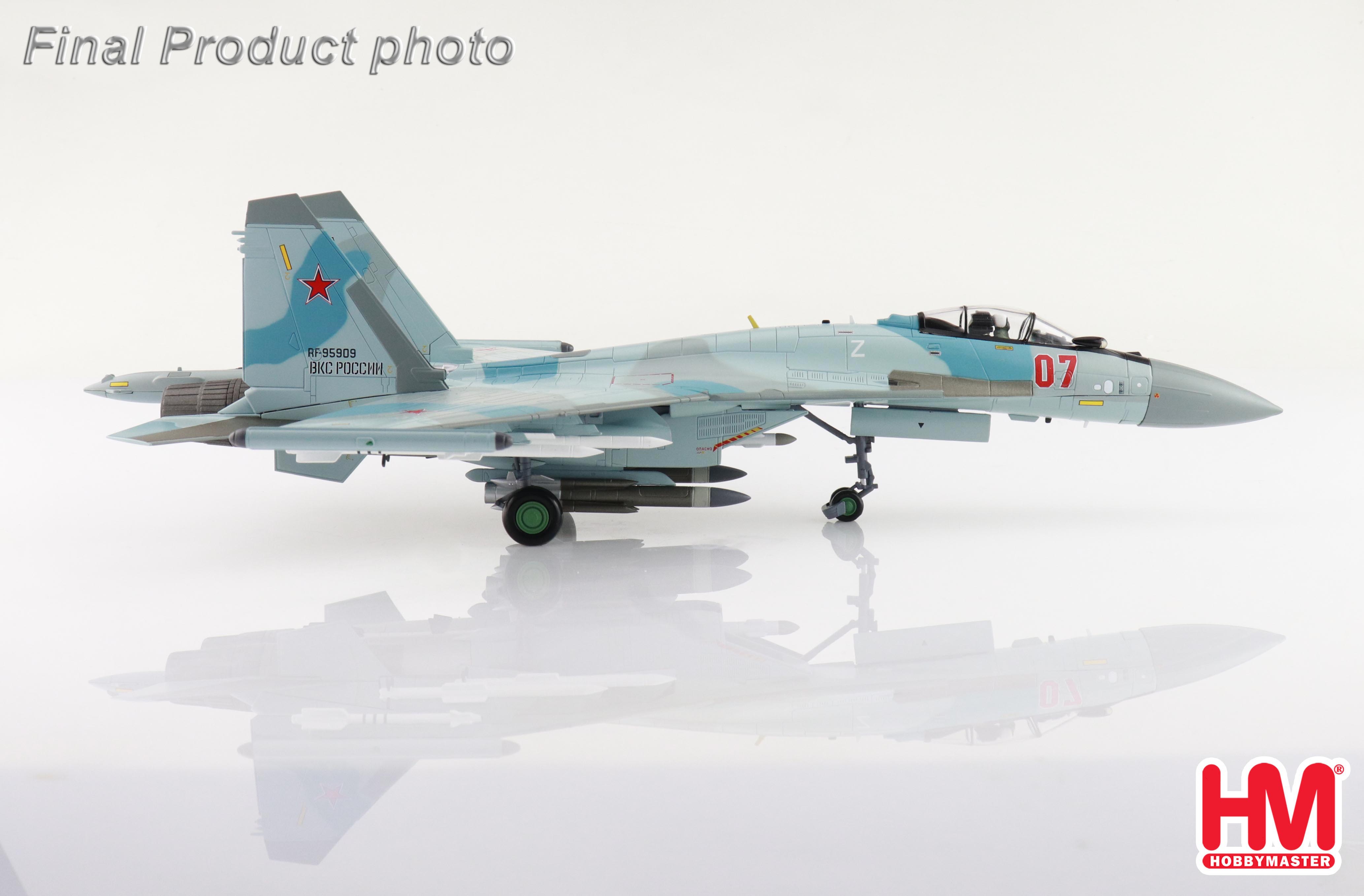 Su-35S Flanker E Red 07/RF-95909, Russian Air Force, Syria 2023 (with ...