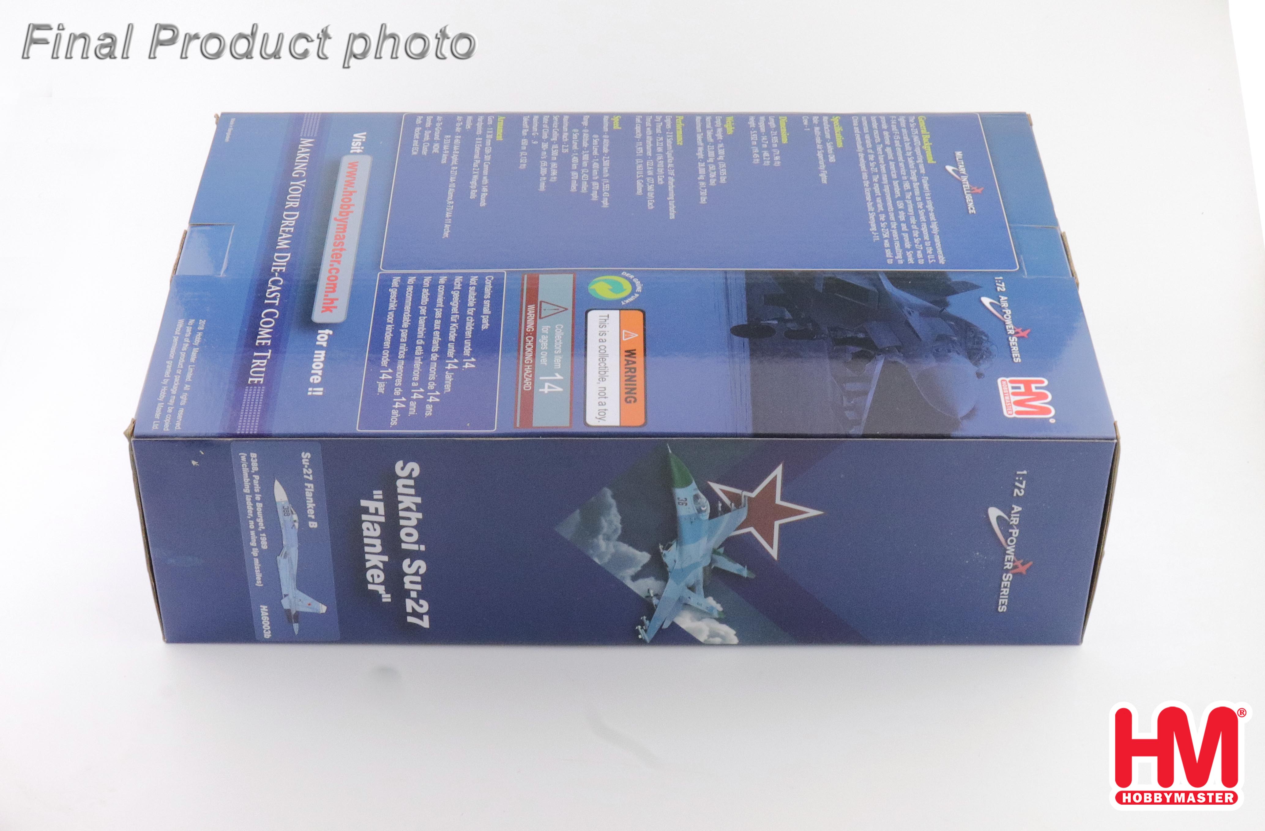 Su-27 Flanker B B388, Paris le Bourget, 1989 (w/climbing ladder, no ...