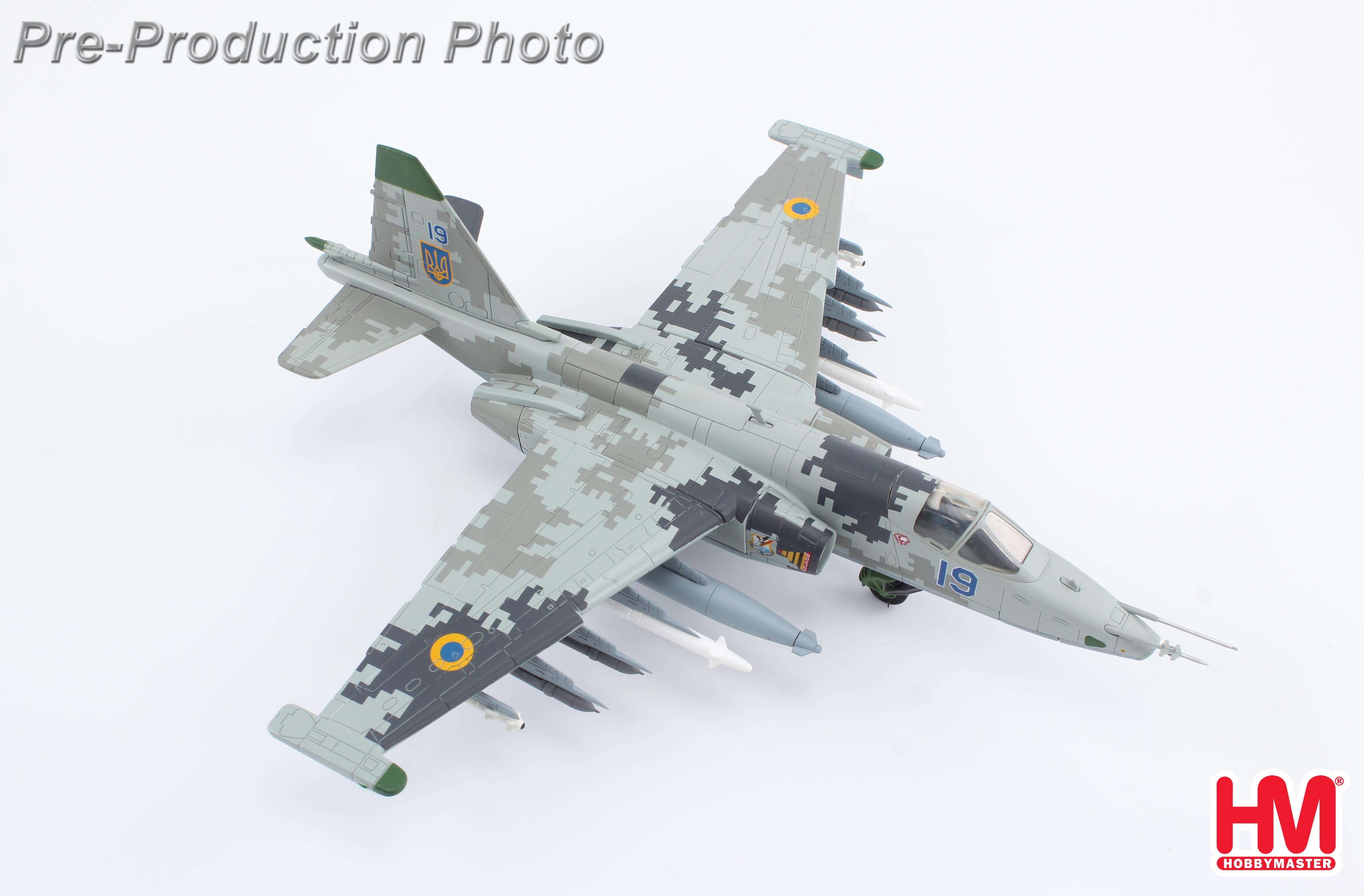Su-25M1 "Lt. Col. Zhybrov "(low vis. scheme) Blue 19, 299th Tactical ...