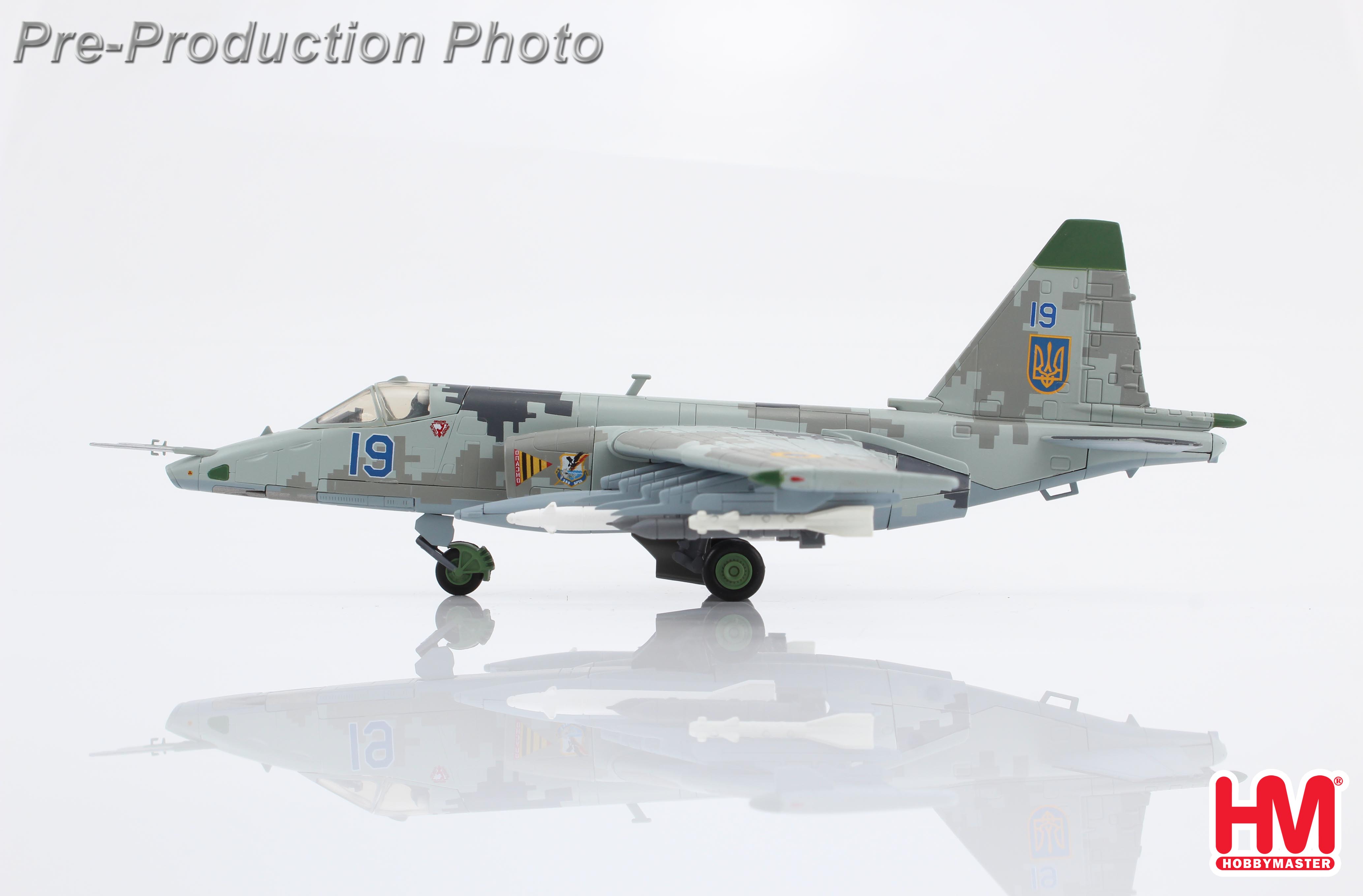 Su-25M1 "Lt. Col. Zhybrov "(low vis. scheme) Blue 19, 299th Tactical ...