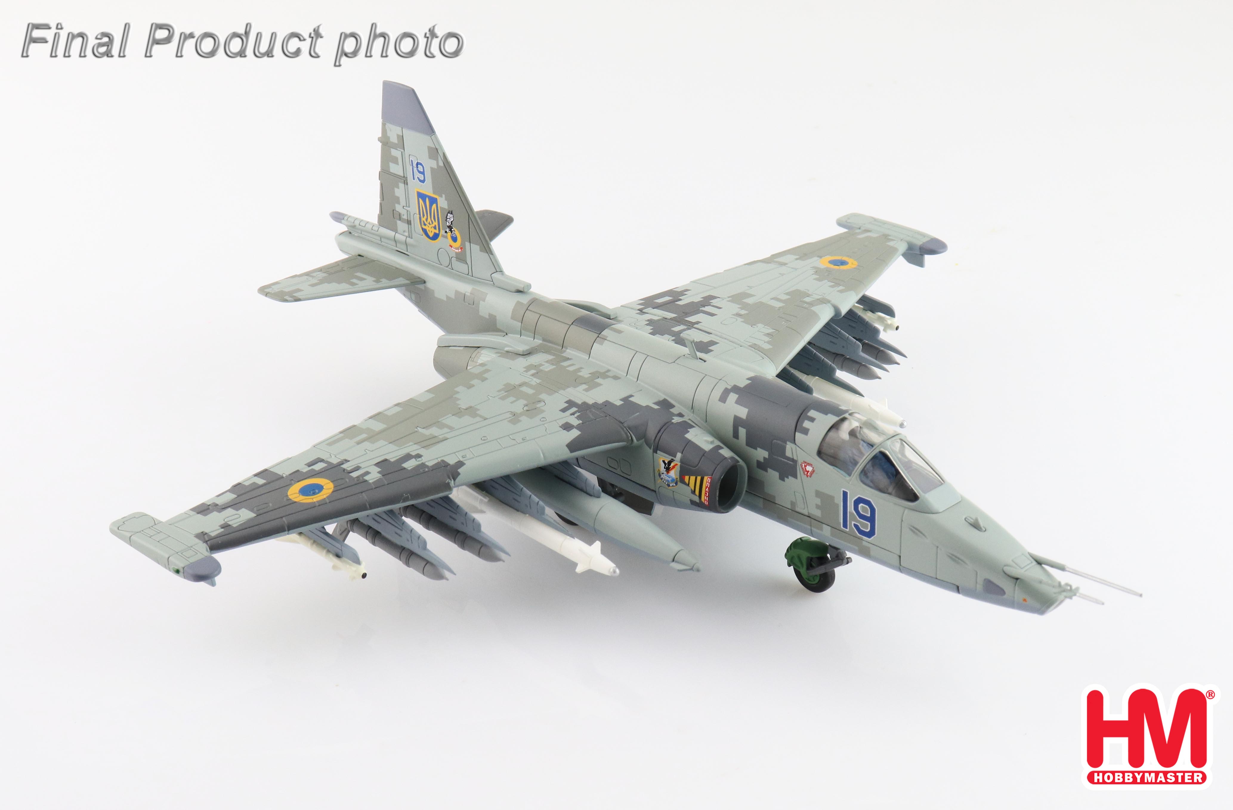 Su-25M1 "Lt. Col. Zhybrov "(low vis. scheme) Blue 19, 299th Tactical ...