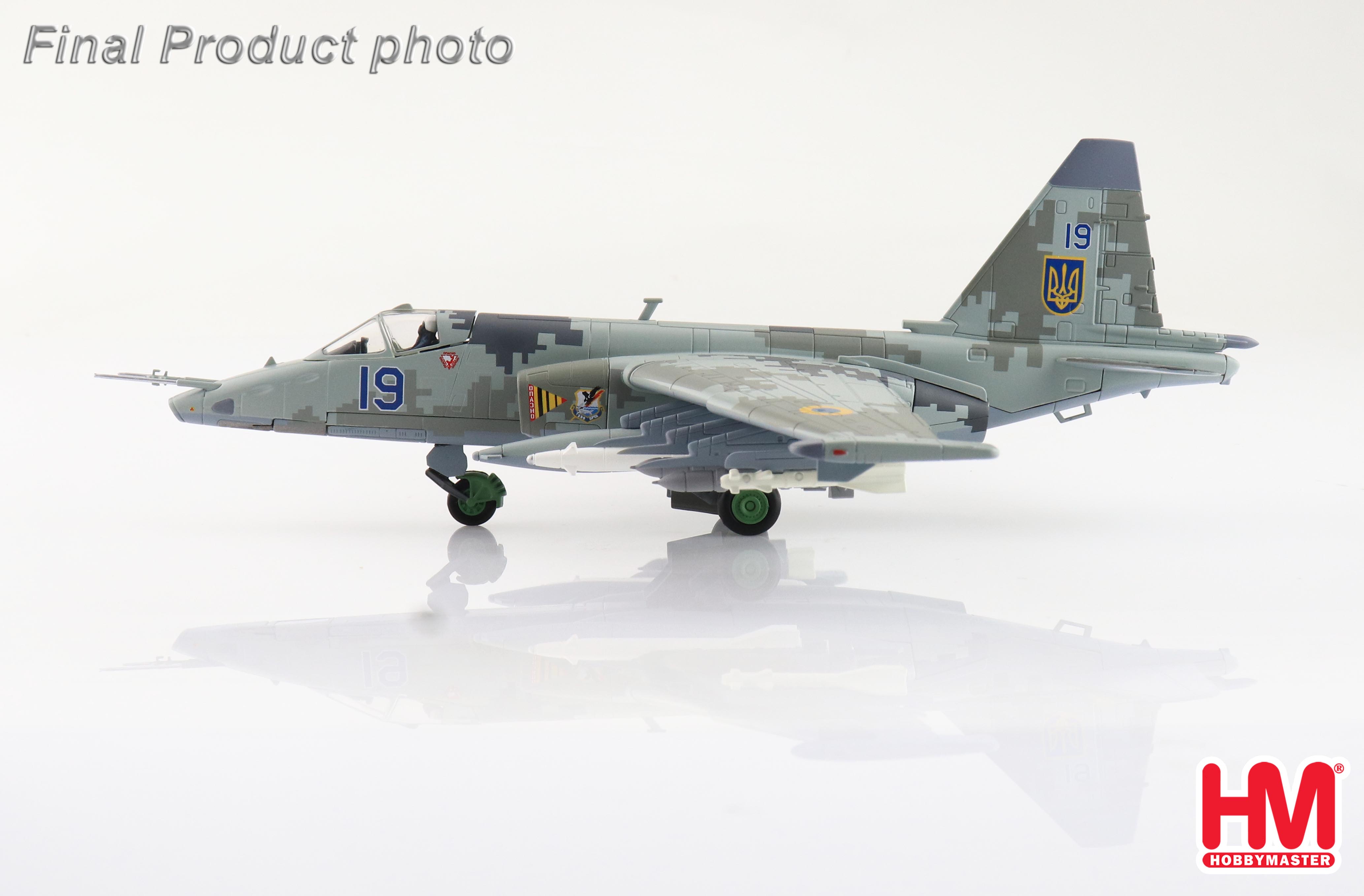 Su-25M1 "Lt. Col. Zhybrov "(low vis. scheme) Blue 19, 299th Tactical ...