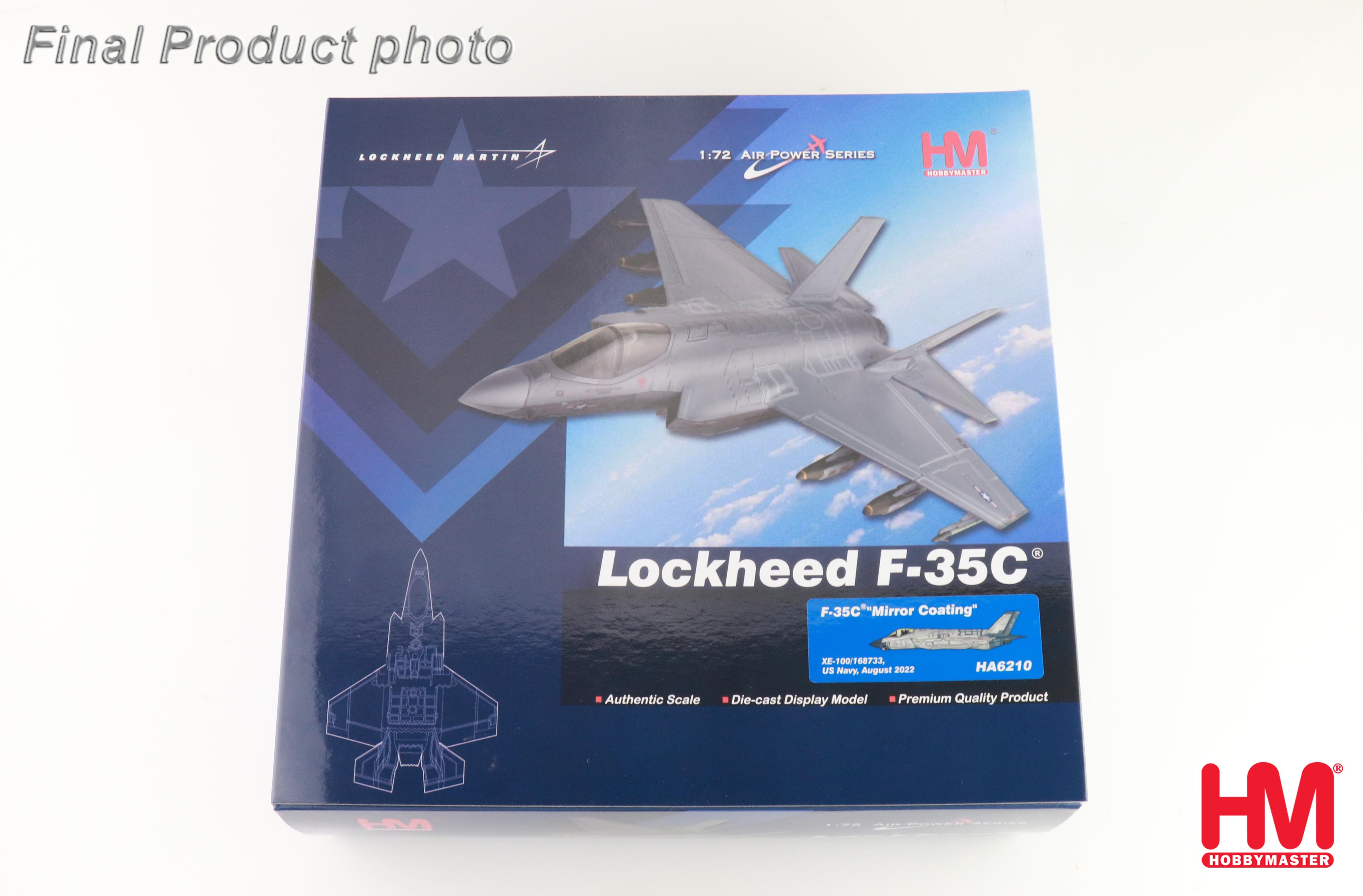 F-35C "Mirror Coating" XE-100/168733, US Navy, August 2022