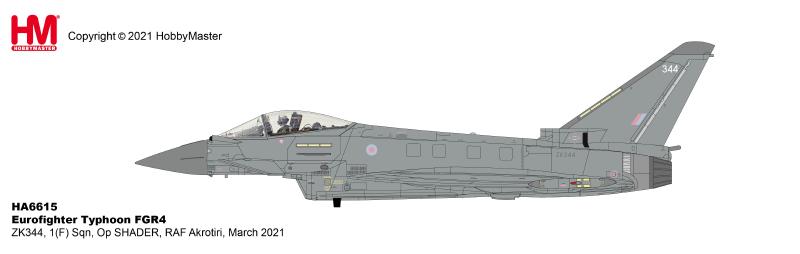 Eurofighter Typhoon FGR4 ZK344, 1(F) Sqn, Op SHADER, RAF Akrotiri ...